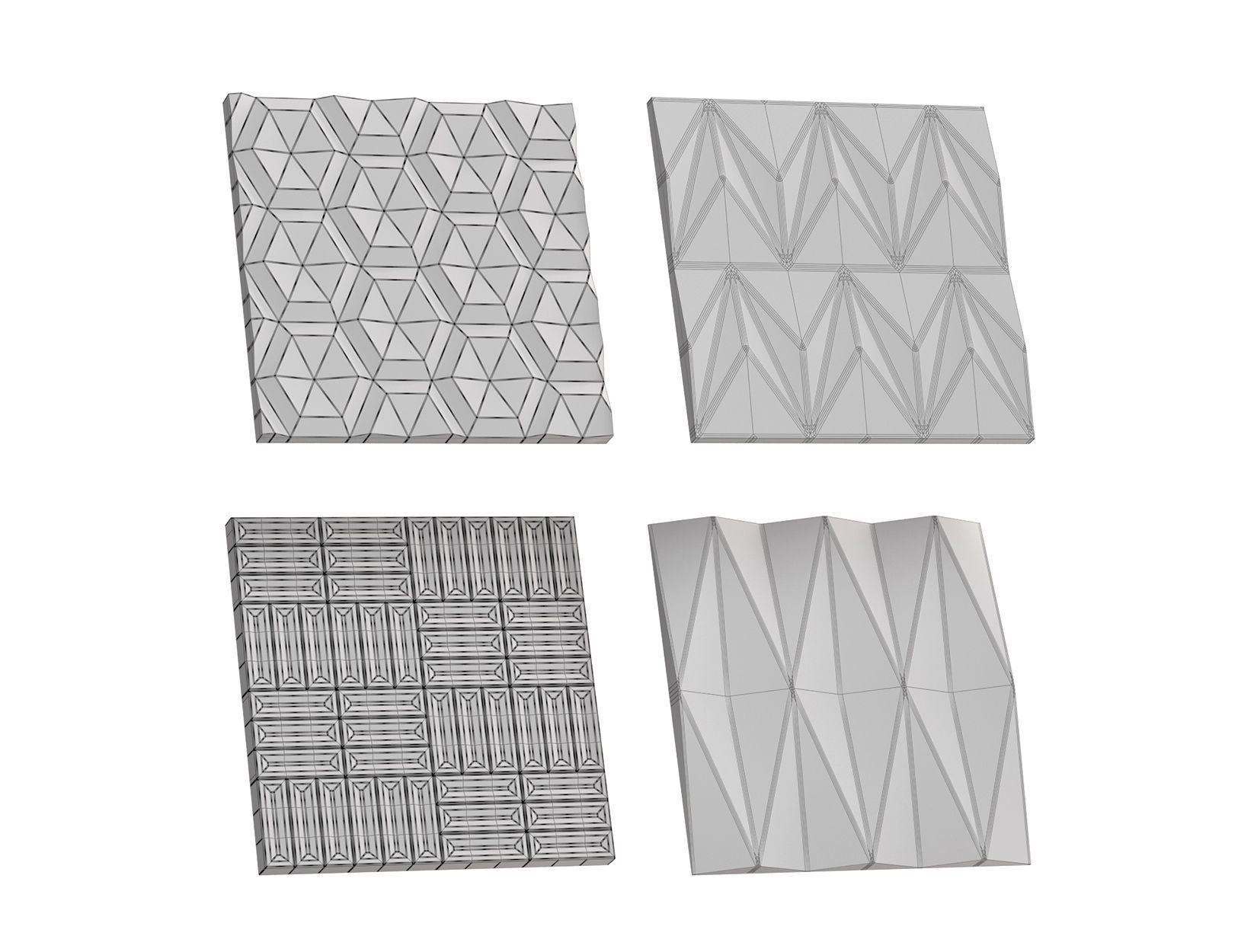 Texture Fluted Glass Set 05 VR / AR / low-poly | CGTrader