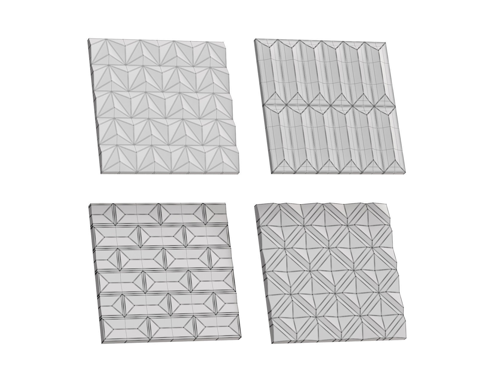 Texture Fluted Glass Set 06 VR / AR / low-poly | CGTrader