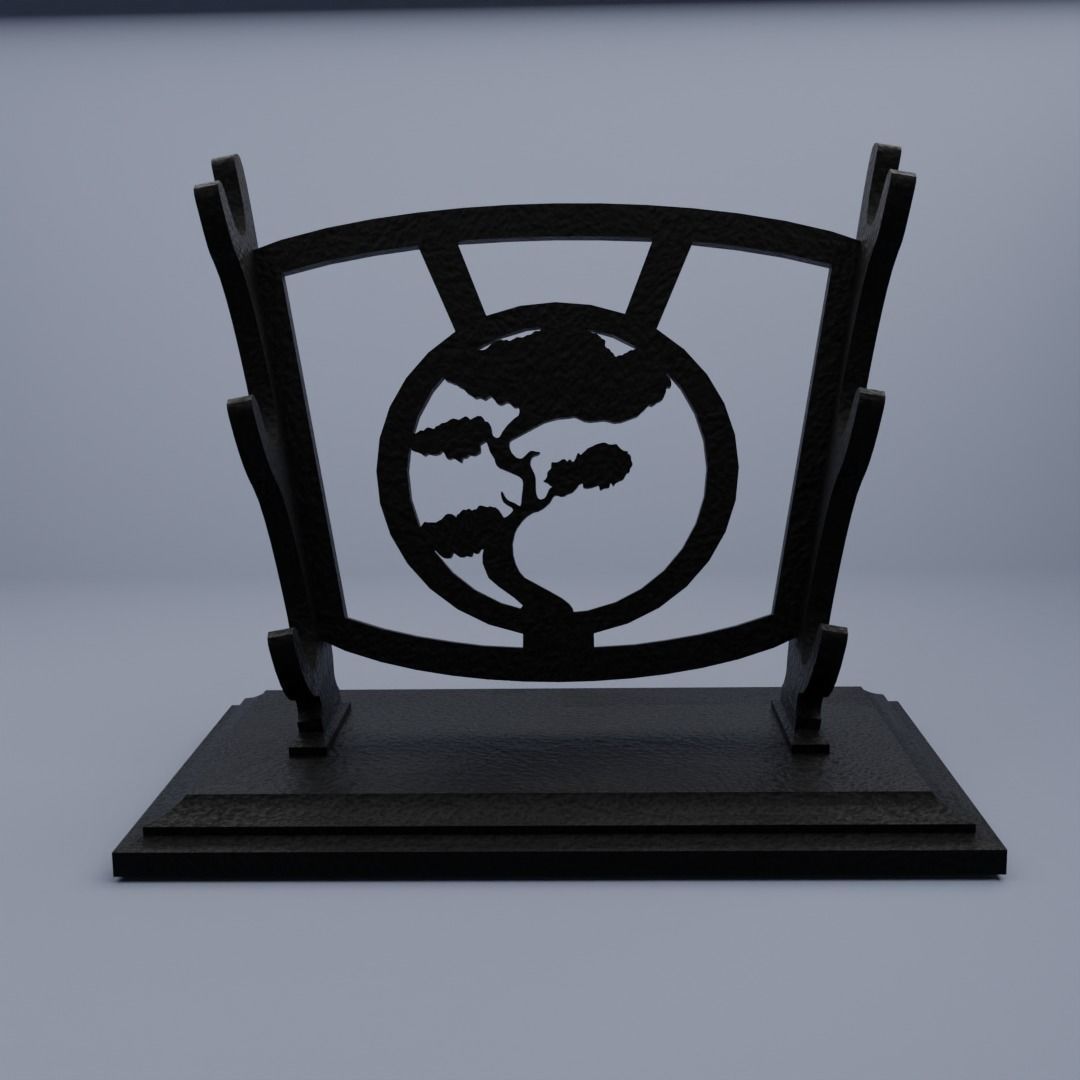 3D model Bonsai logo Weapon holder VR / AR / low-poly | CGTrader