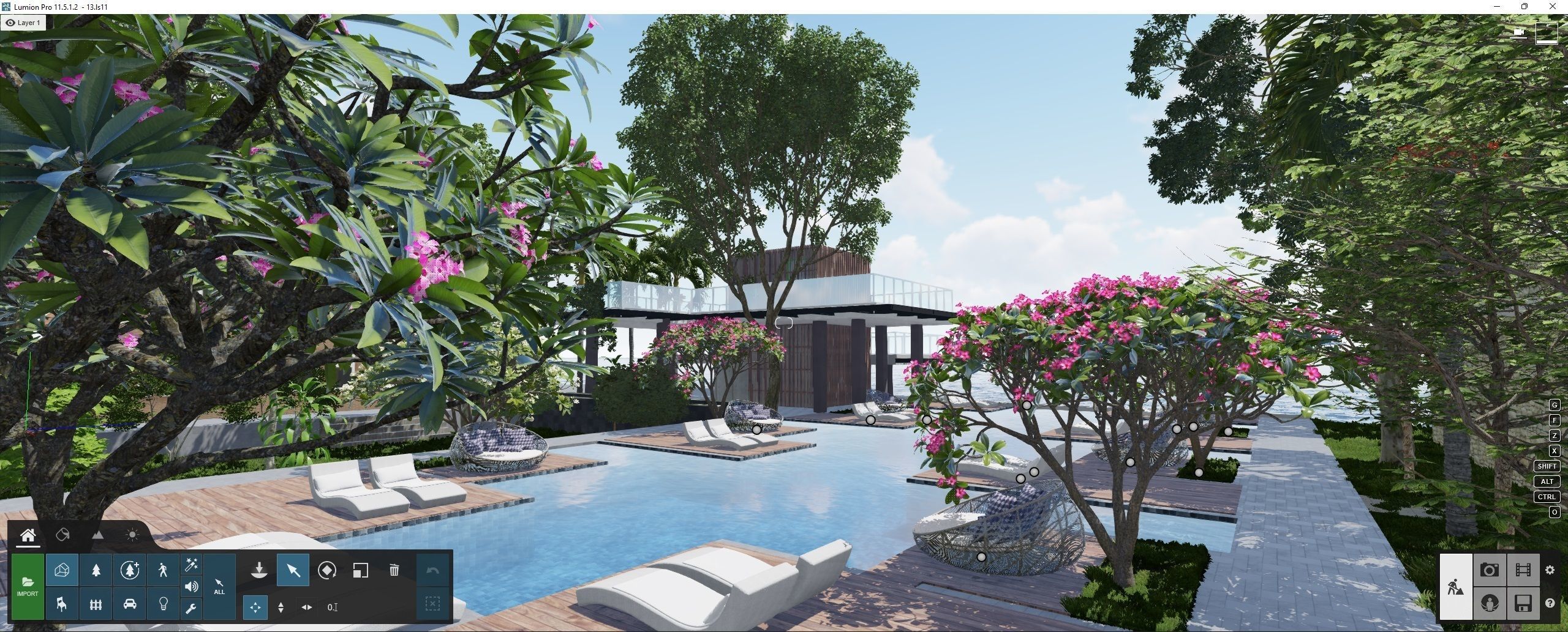 SCENE LUMION 11 5 AND ABOVE BEACH BY YOGA4ARCH 3D model | CGTrader