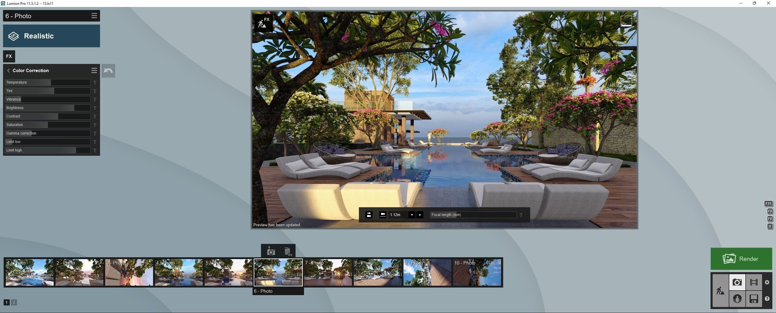 SCENE LUMION 11 5 AND ABOVE BEACH BY YOGA4ARCH 3D model | CGTrader
