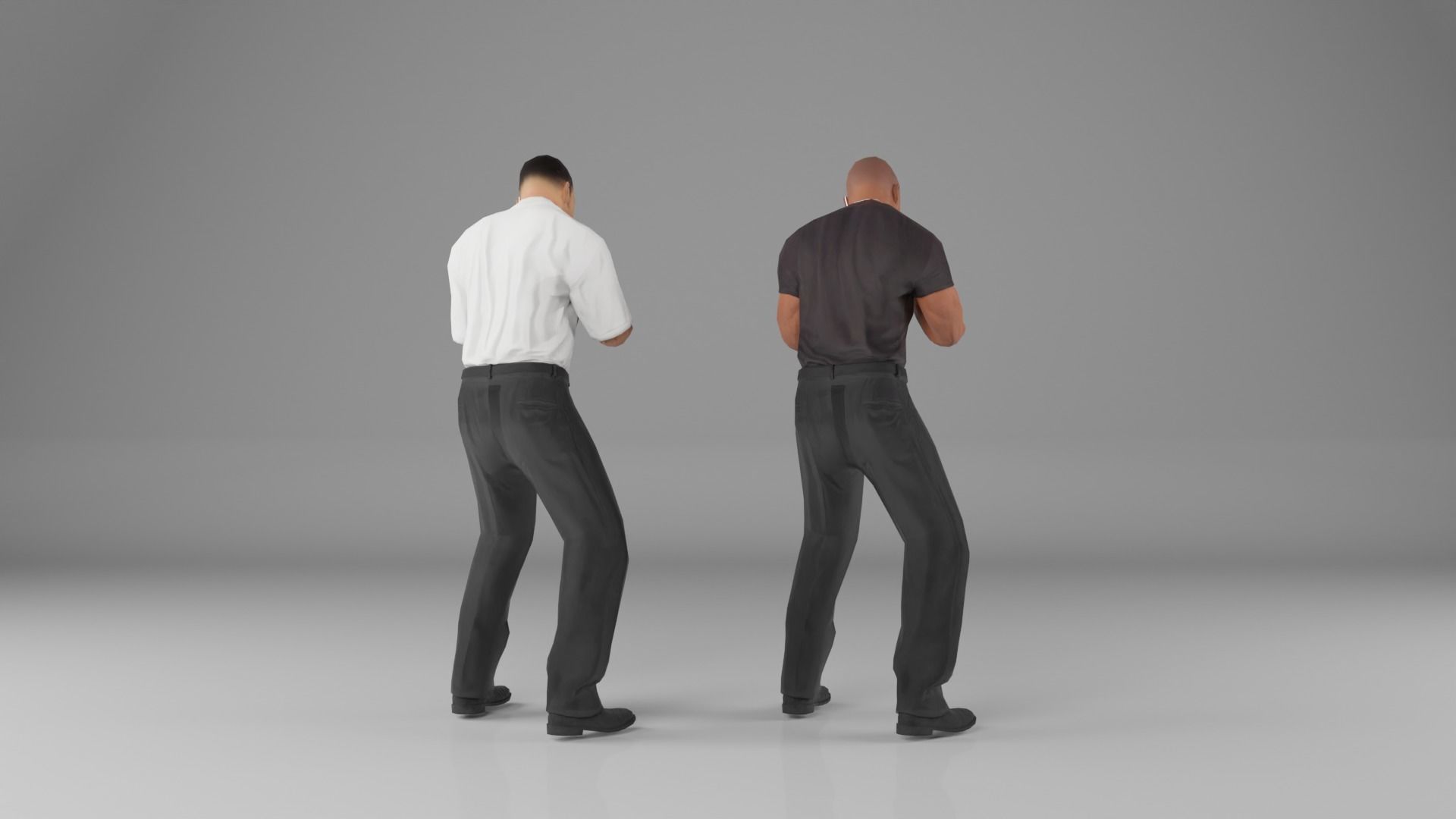 3D model Bouncer club security guard animation VR / AR / low-poly ...