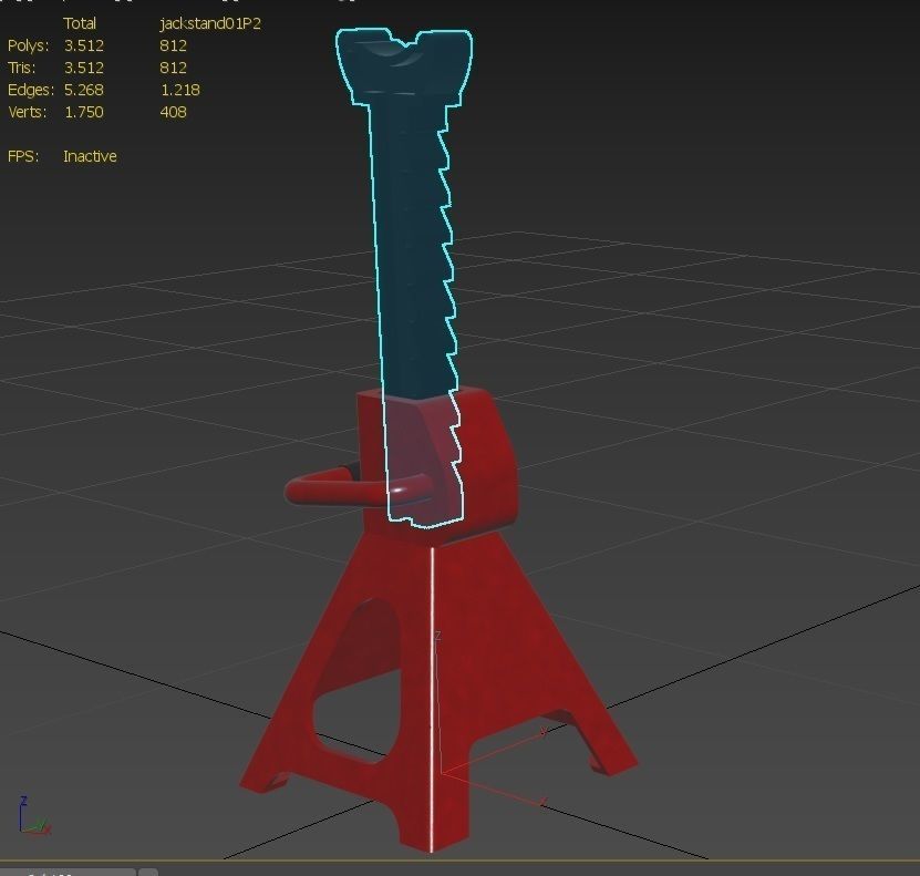3D model Jack Stand M1 VR / AR / low-poly | CGTrader
