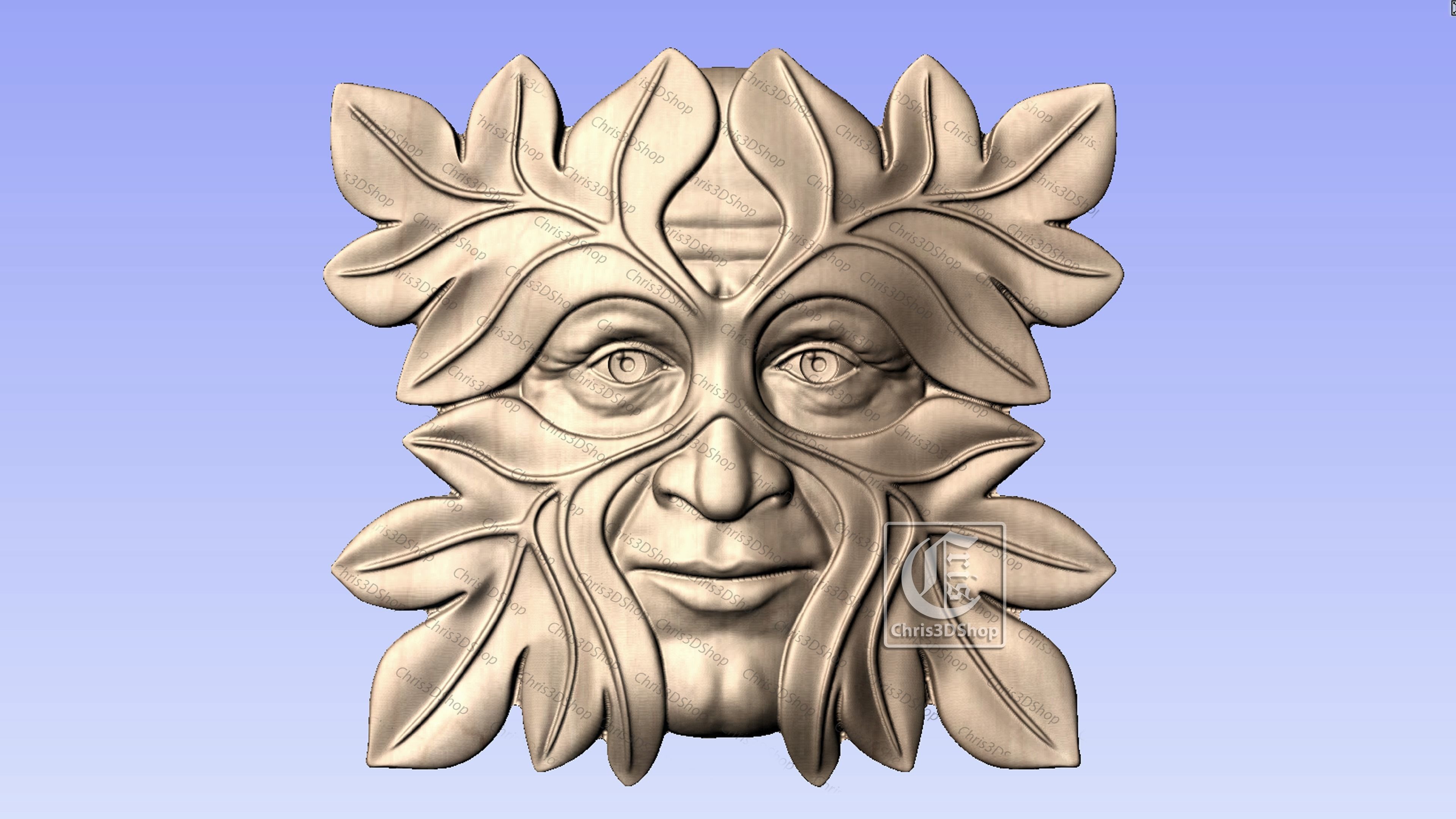 GreenMan - 3D STL Files for CNC 3D model | CGTrader