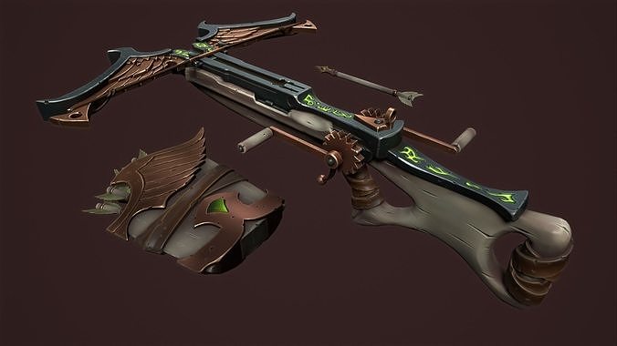 3D model Rune crossbow VR / AR / low-poly | CGTrader