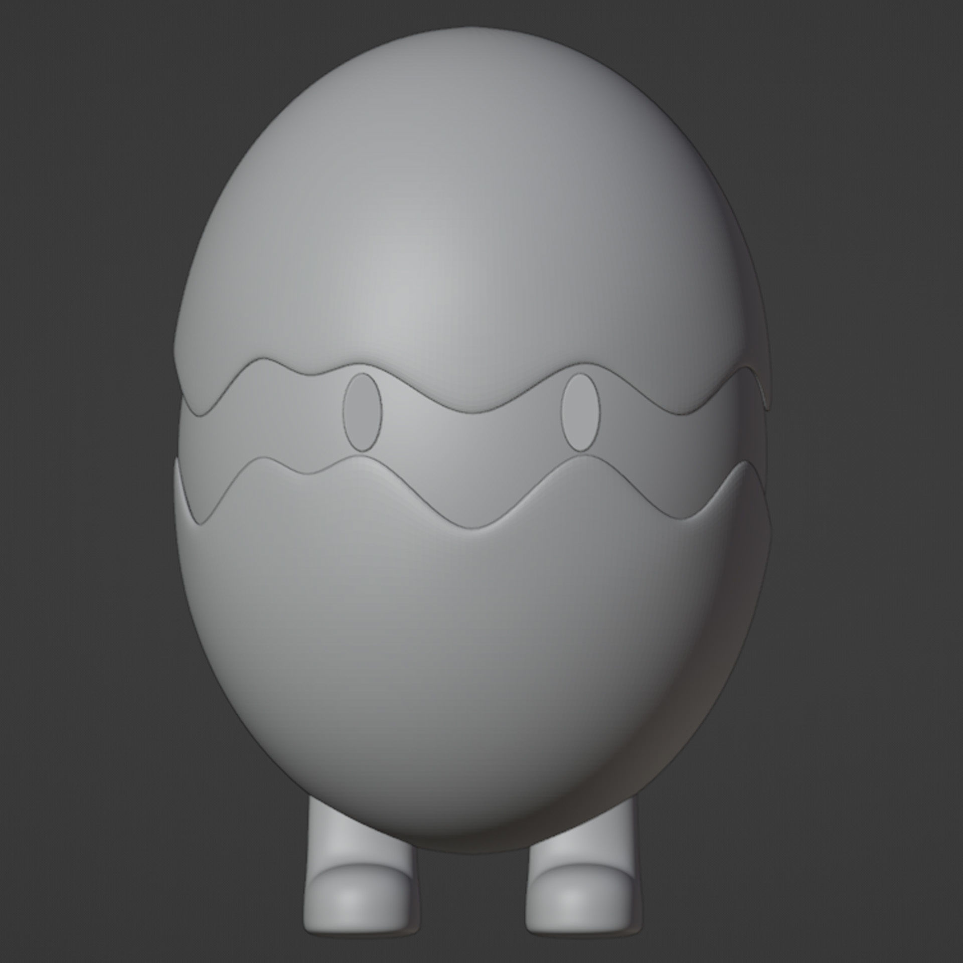 3D model Monster Tamago VR / AR / low-poly | CGTrader