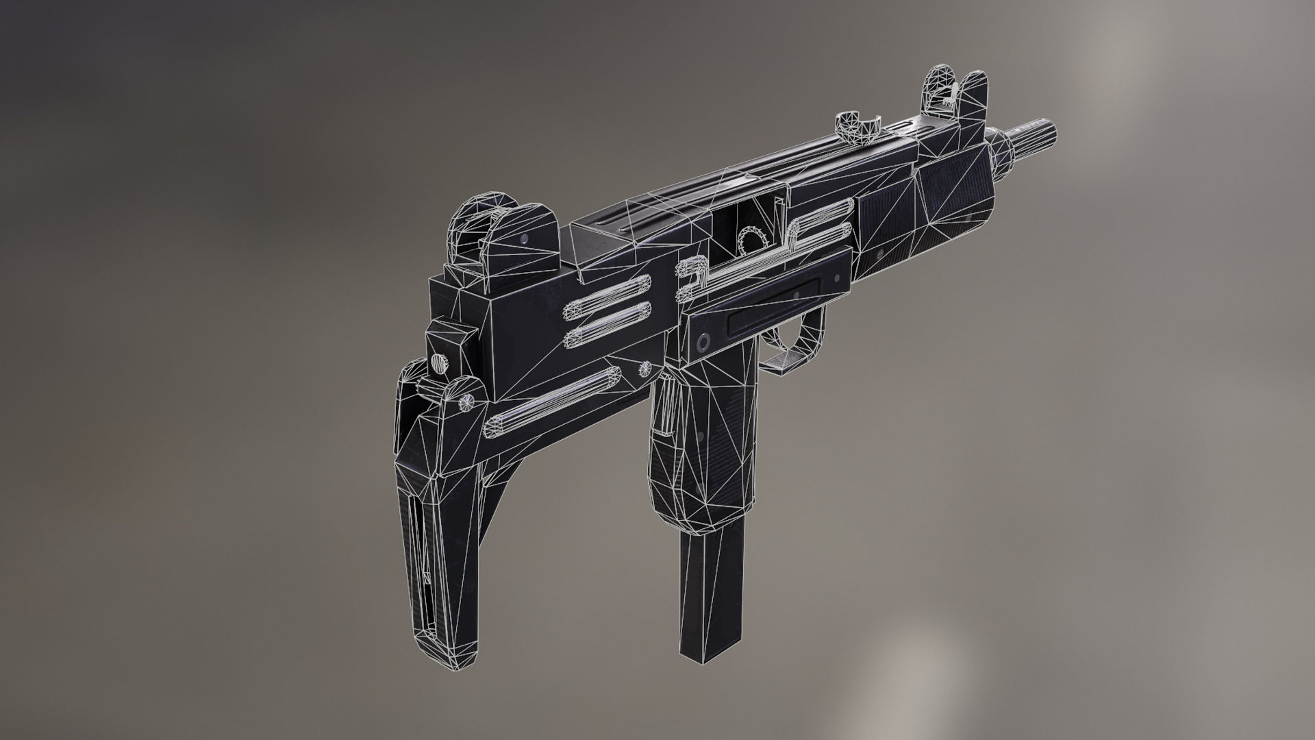 3D model IMI Uzi VR / AR / low-poly | CGTrader