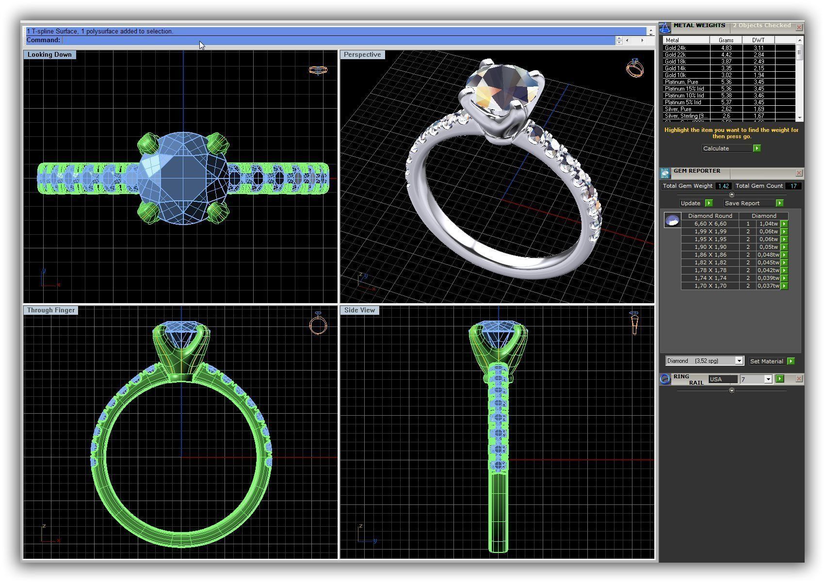 23 cad files engagement ring 3D model 3D printable | CGTrader