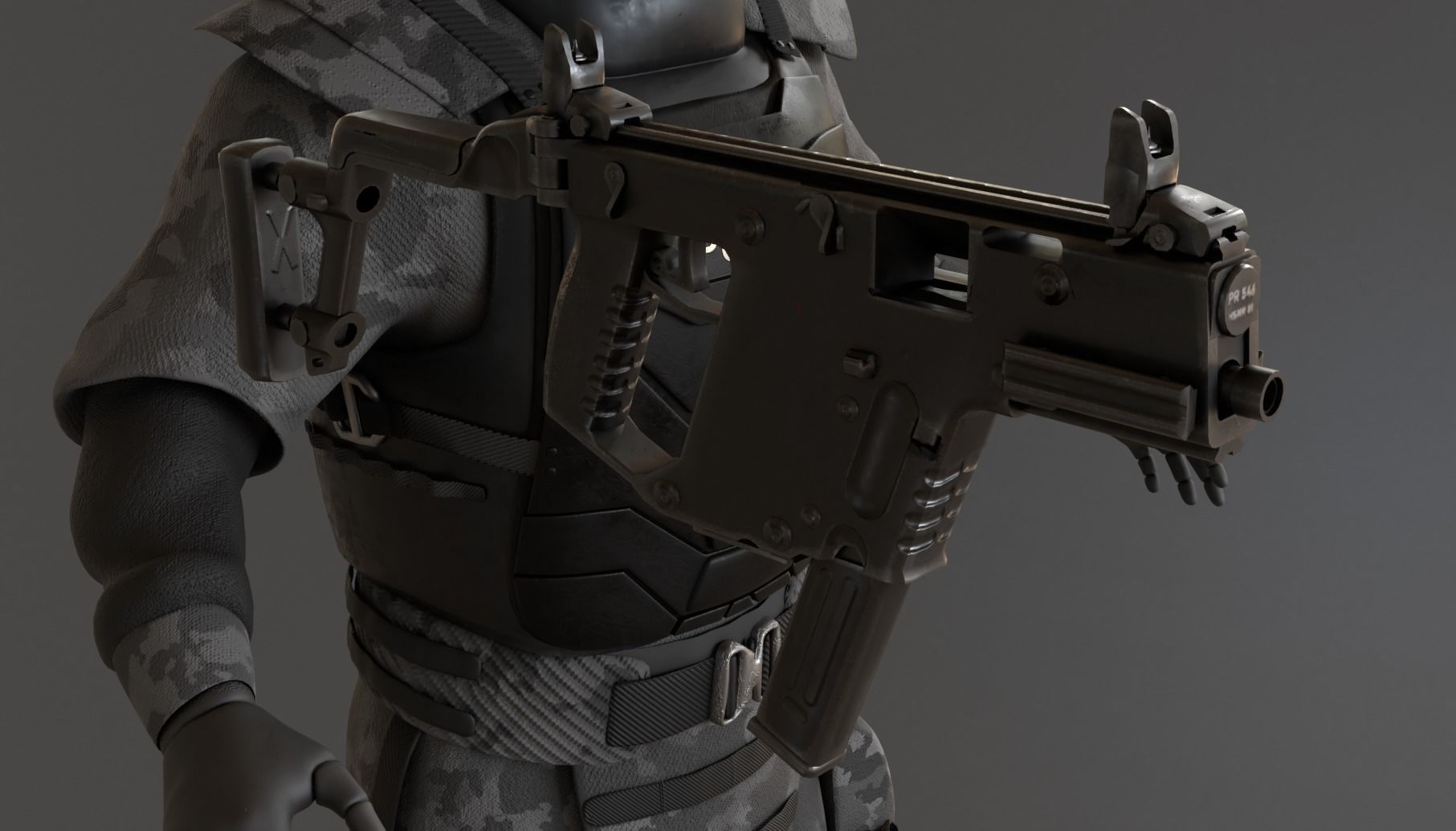 3D model Futuristic police cop robot VR / AR / low-poly | CGTrader