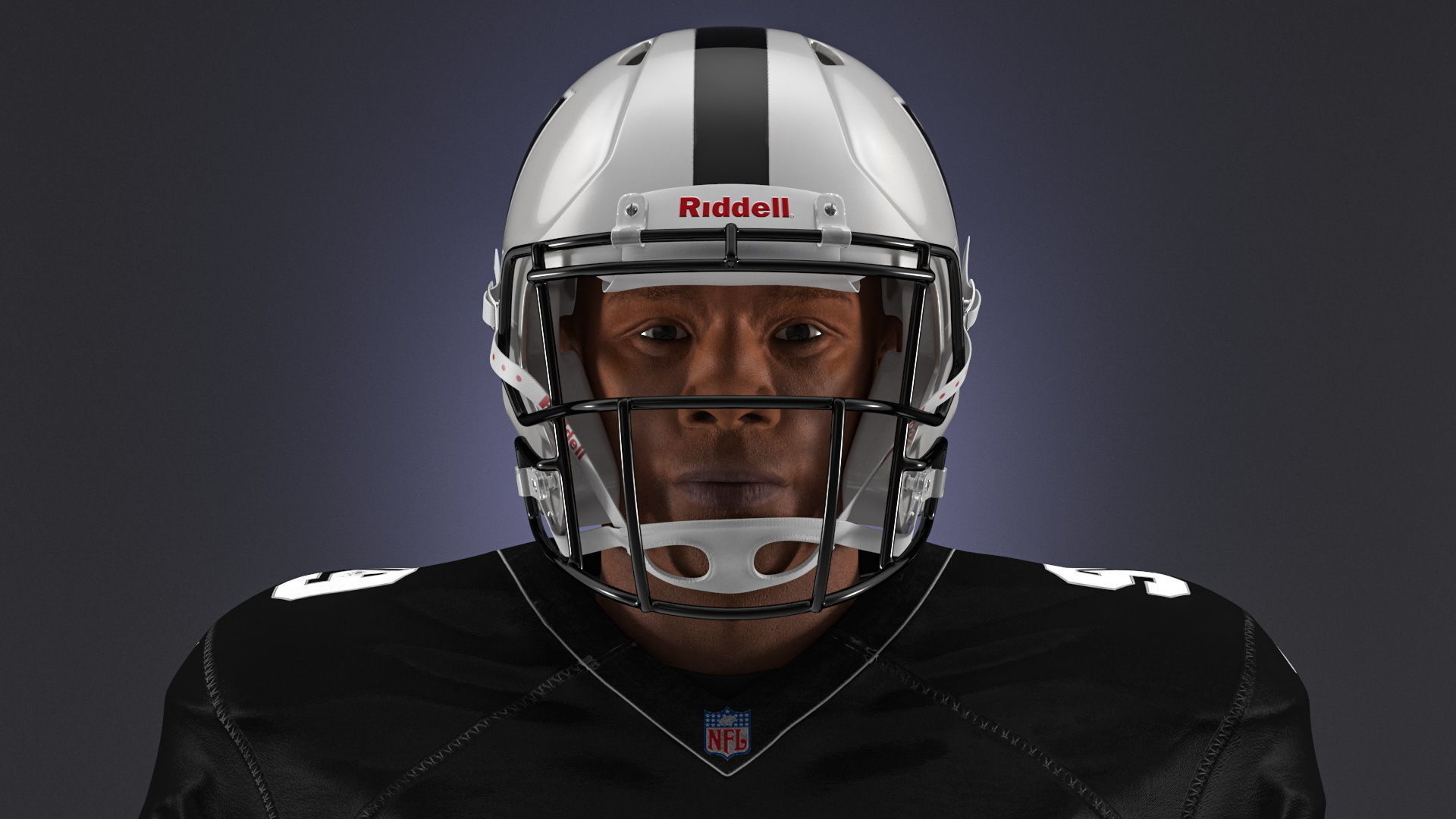 Las Vegas Raiders American Football Helmet 3D model | CGTrader