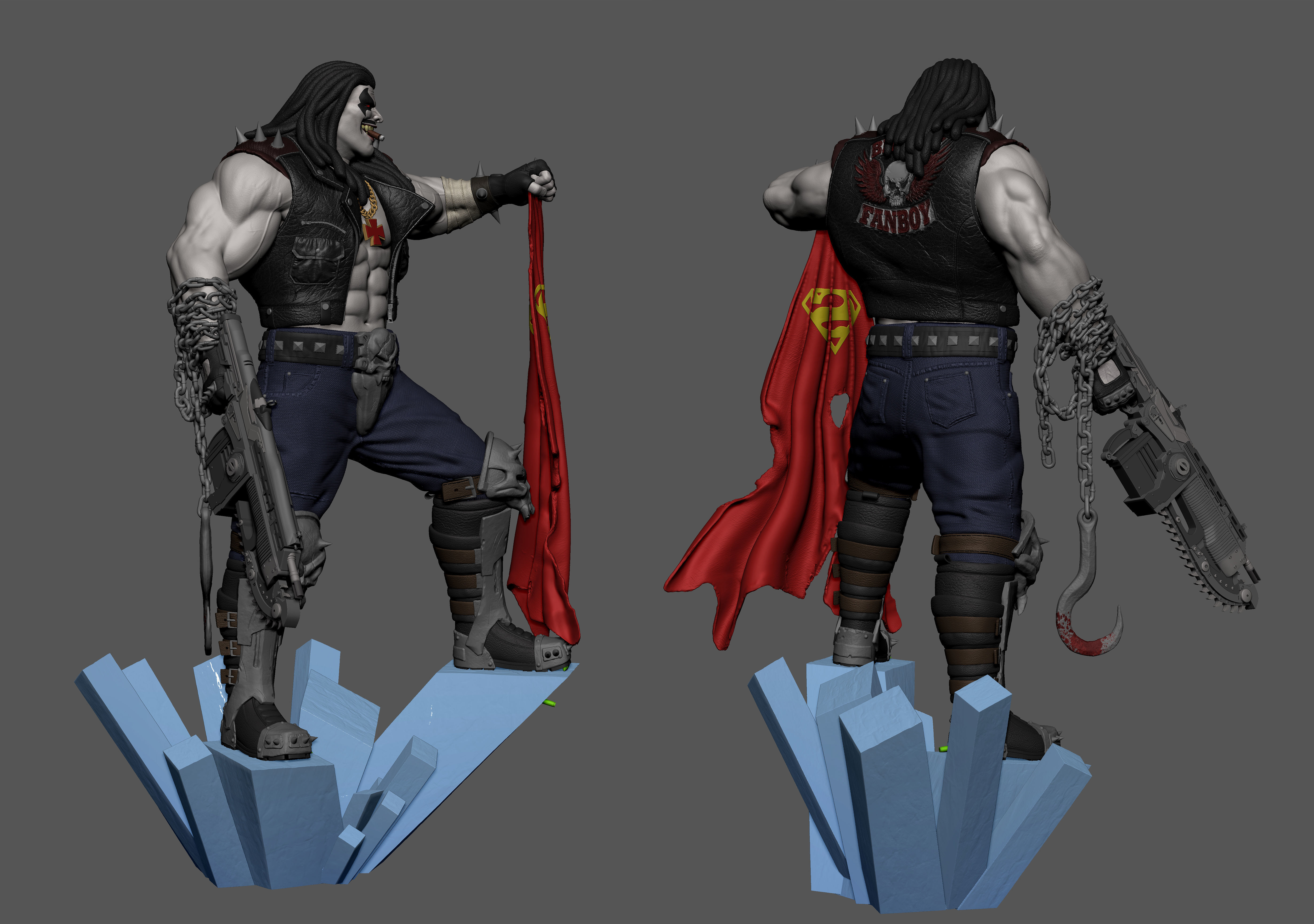Lobo collectible custom 3D model 3D printable | CGTrader