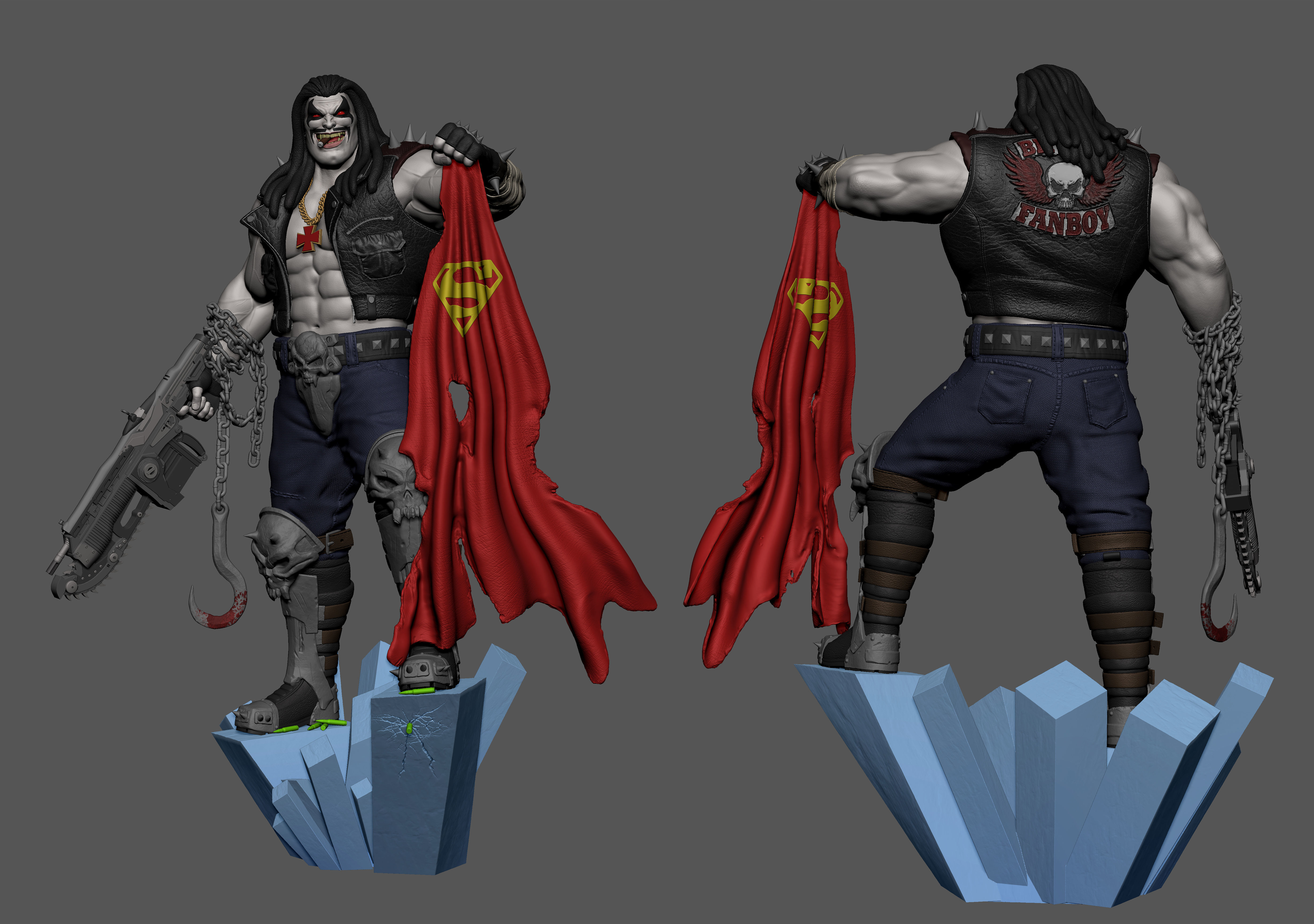 Lobo collectible custom 3D model 3D printable | CGTrader