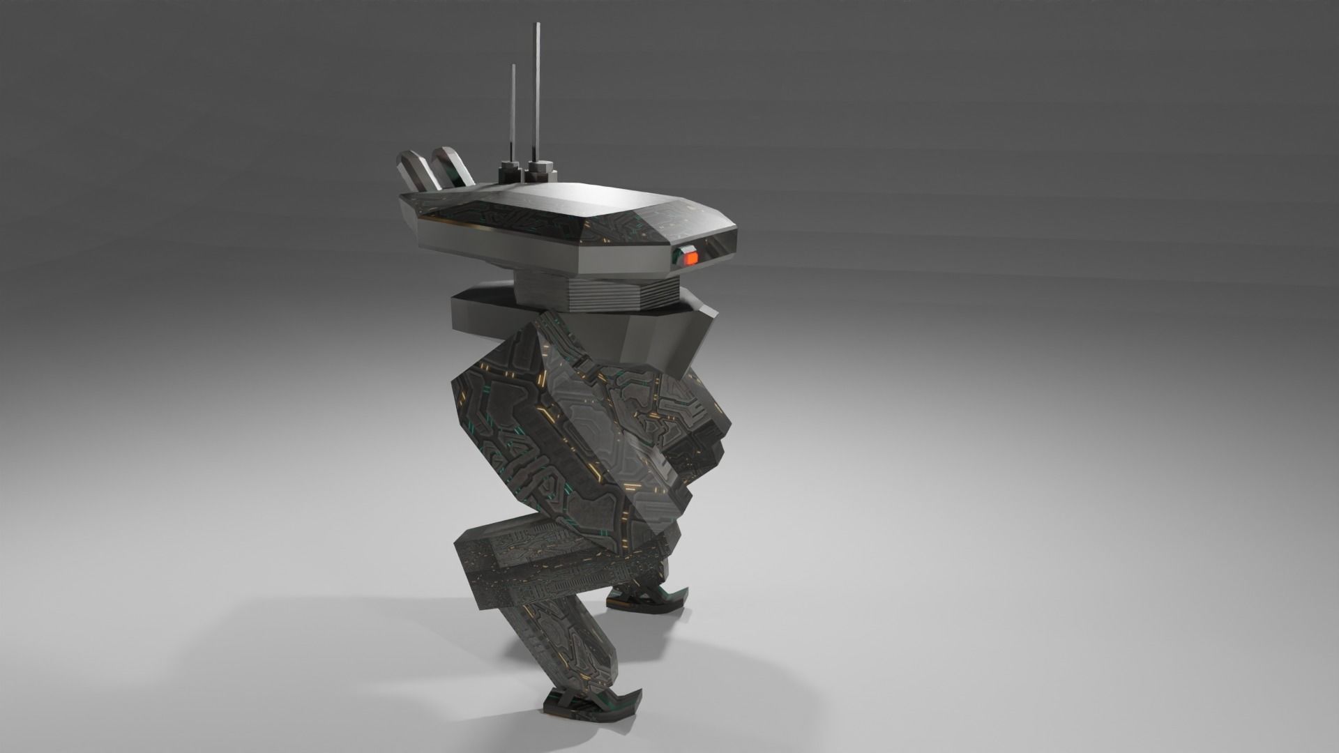 Low-Poly Mech star wars at - at free VR / AR / low-poly 3D model | CGTrader