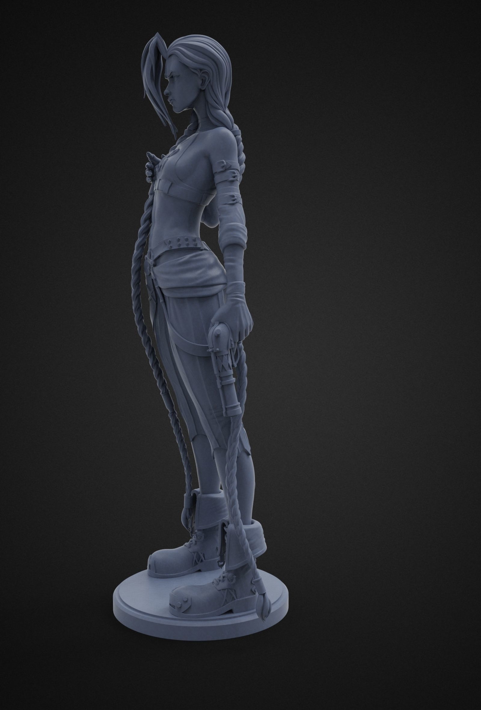 Jinx from Arcane fan art 3D model 3D printable | CGTrader