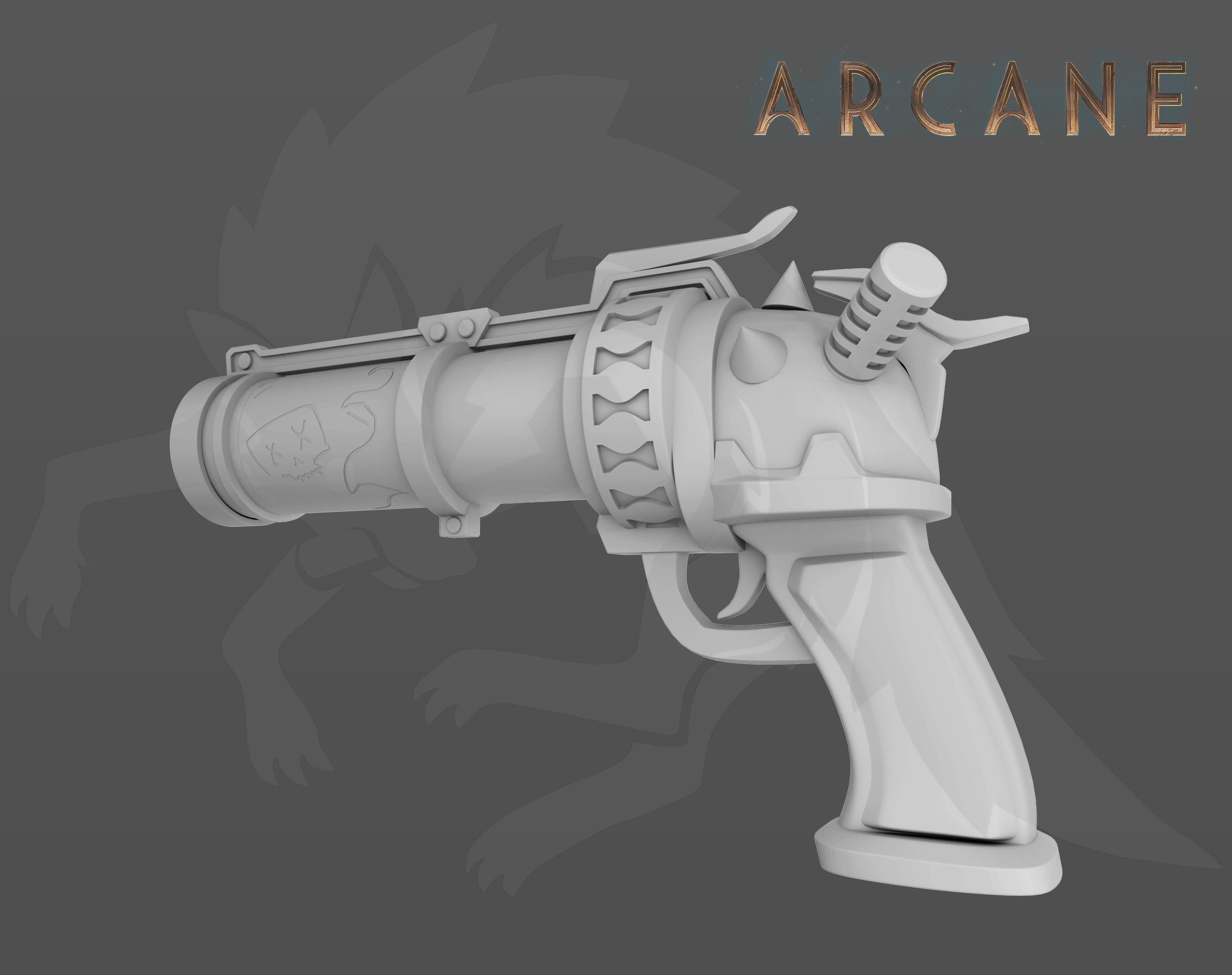JINX GUN ZAPPER LEAGUE OF LEGENDS LOL COSPLAY 3D model 3D printable ...