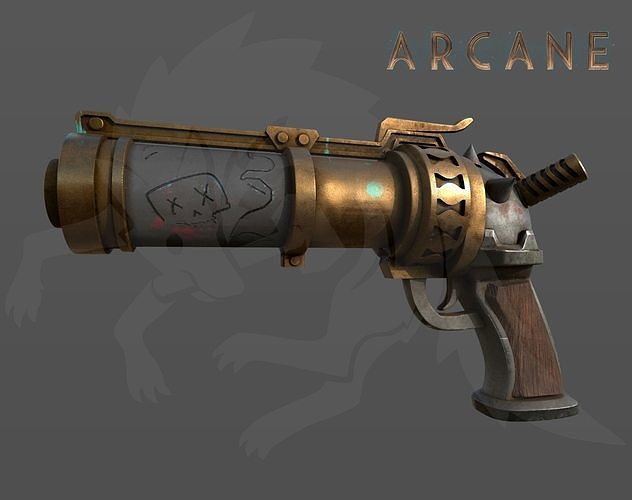 JINX GUN ZAPPER LEAGUE OF LEGENDS LOL COSPLAY 3D model 3D printable ...