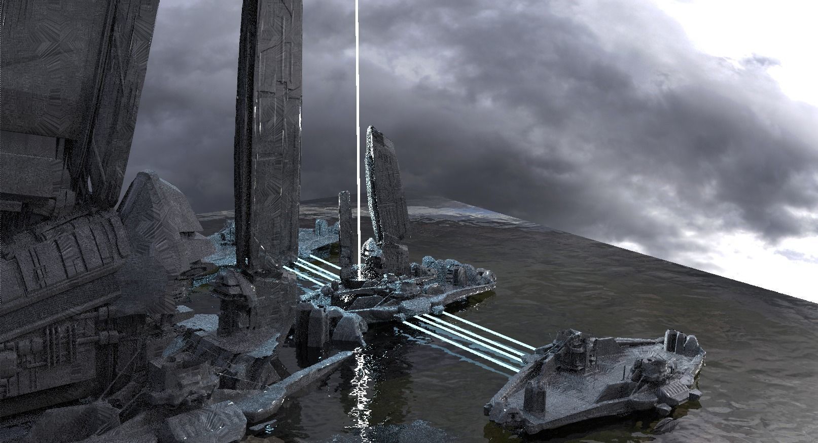 Halo Forerunner Complex Structure 3D model | CGTrader