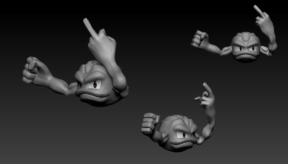 pokemon geodude evolution pack 3D model 3D printable | CGTrader