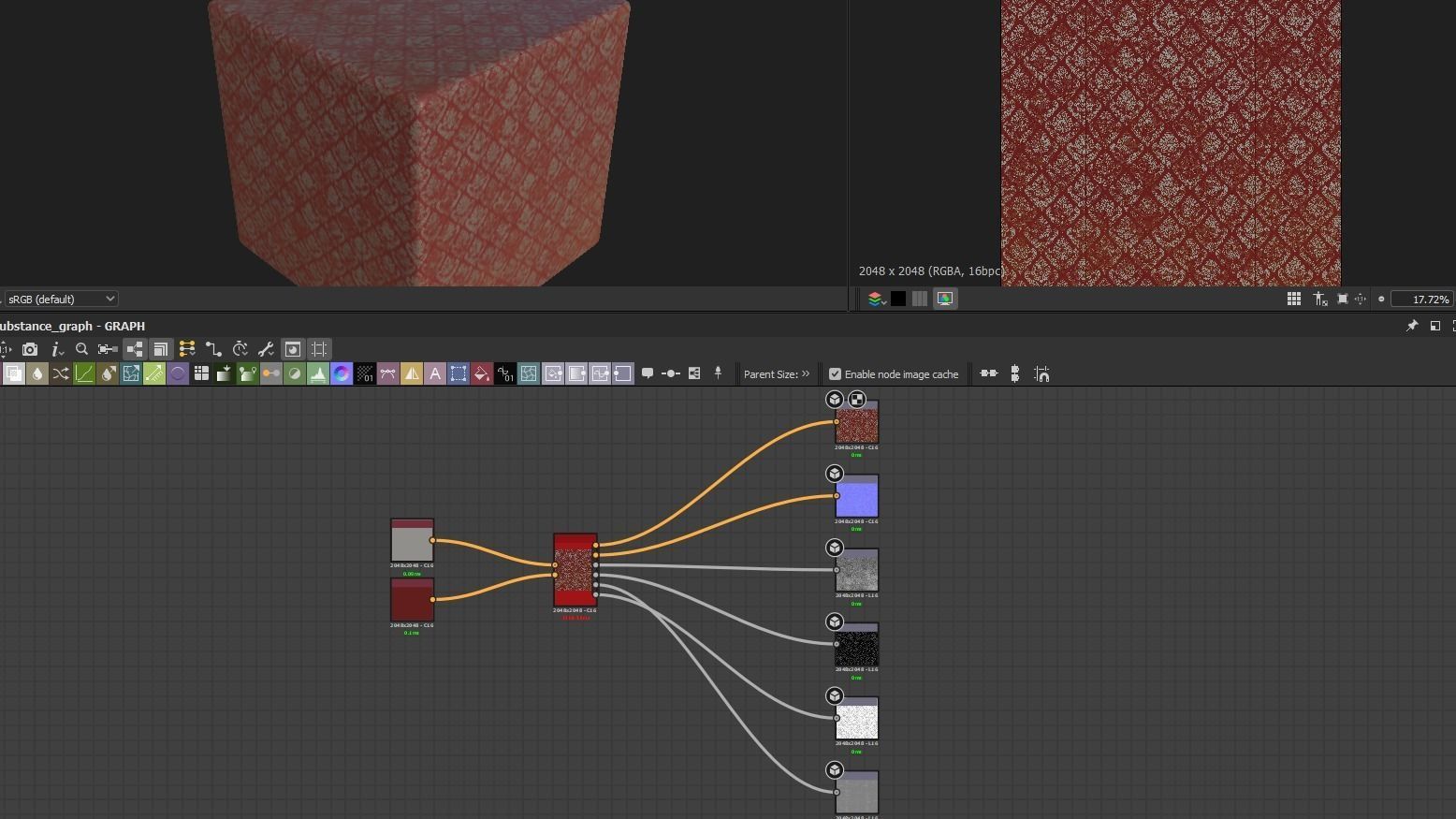Texture seamless PBR textures of old paper wallpapers VR / AR / low ...