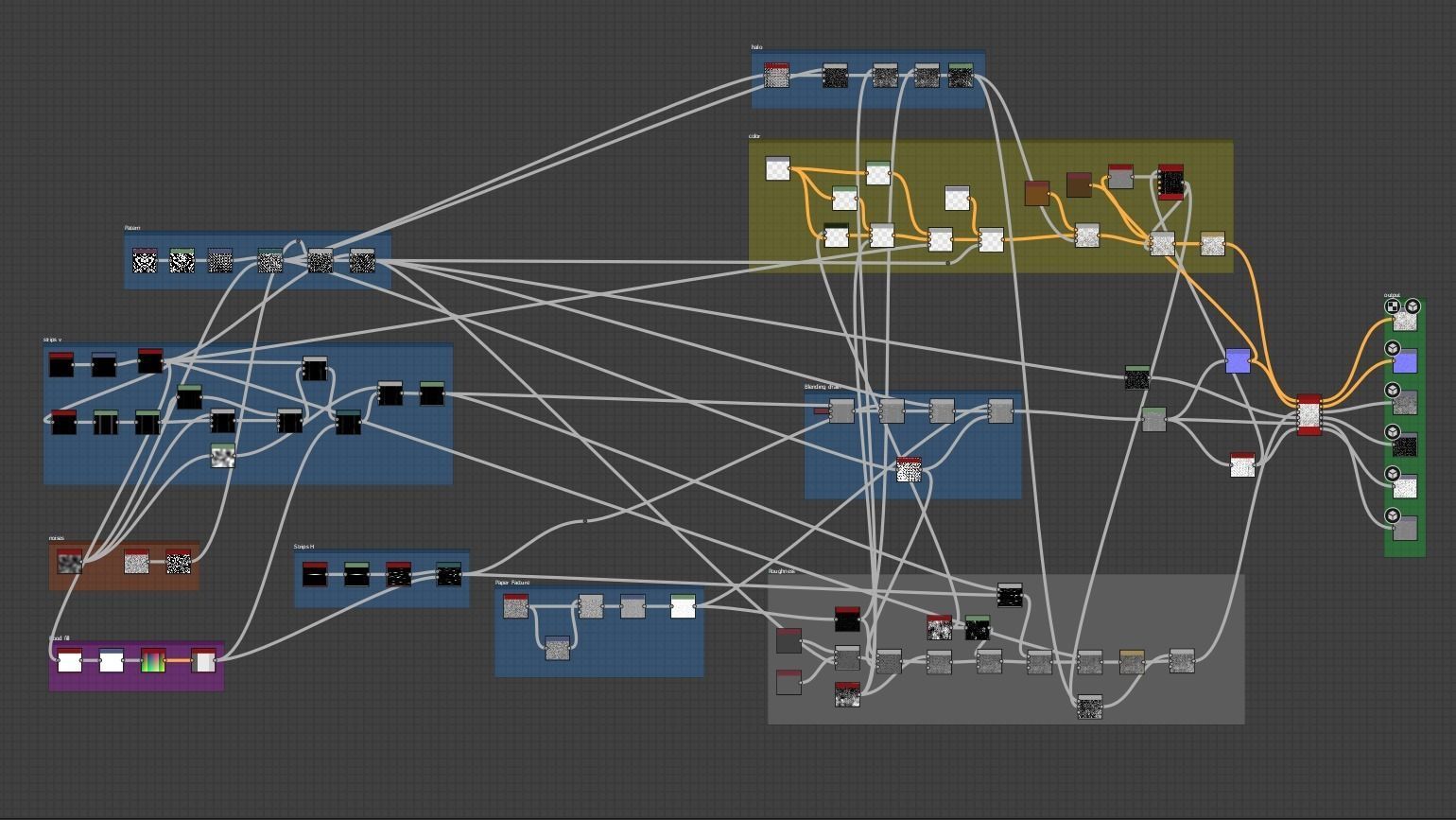 Texture seamless PBR textures of old paper wallpapers VR / AR / low ...