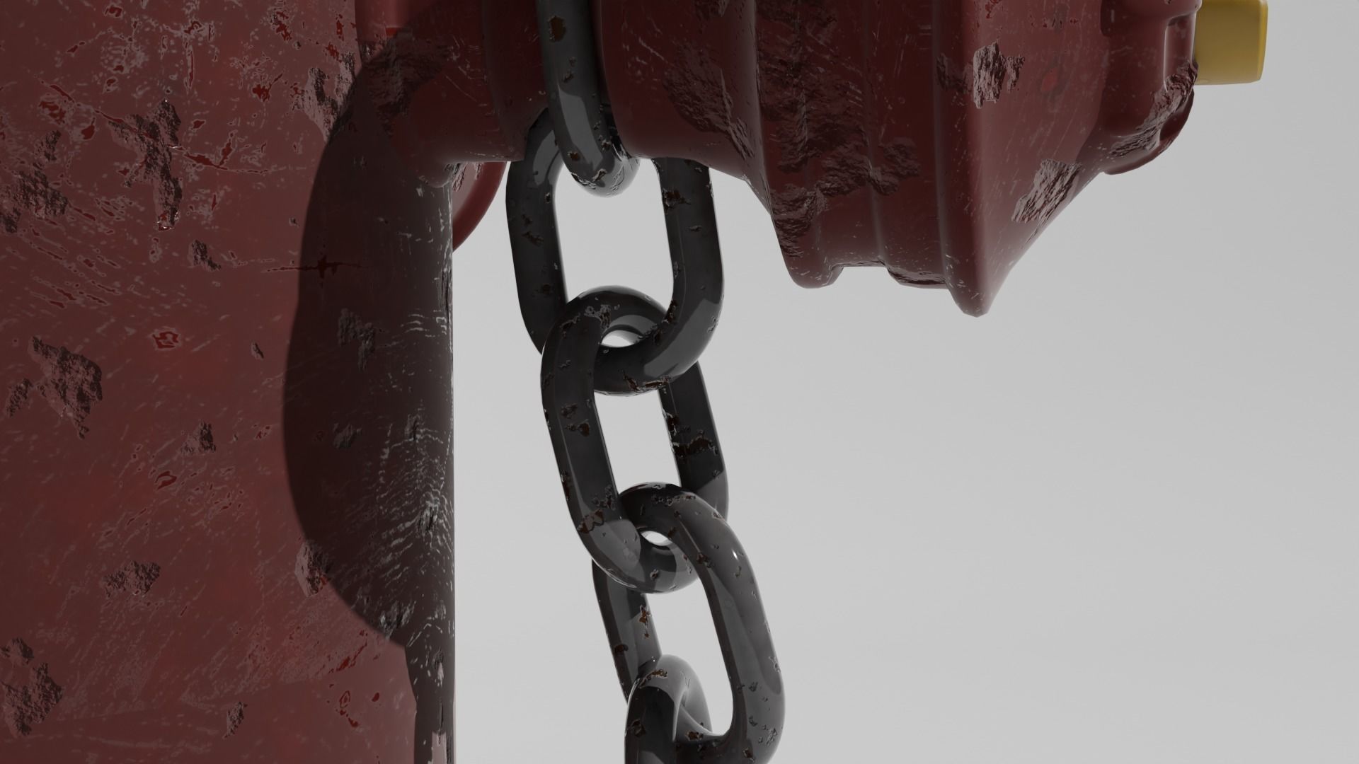 Fire hydrant with rust elements 3D model | CGTrader