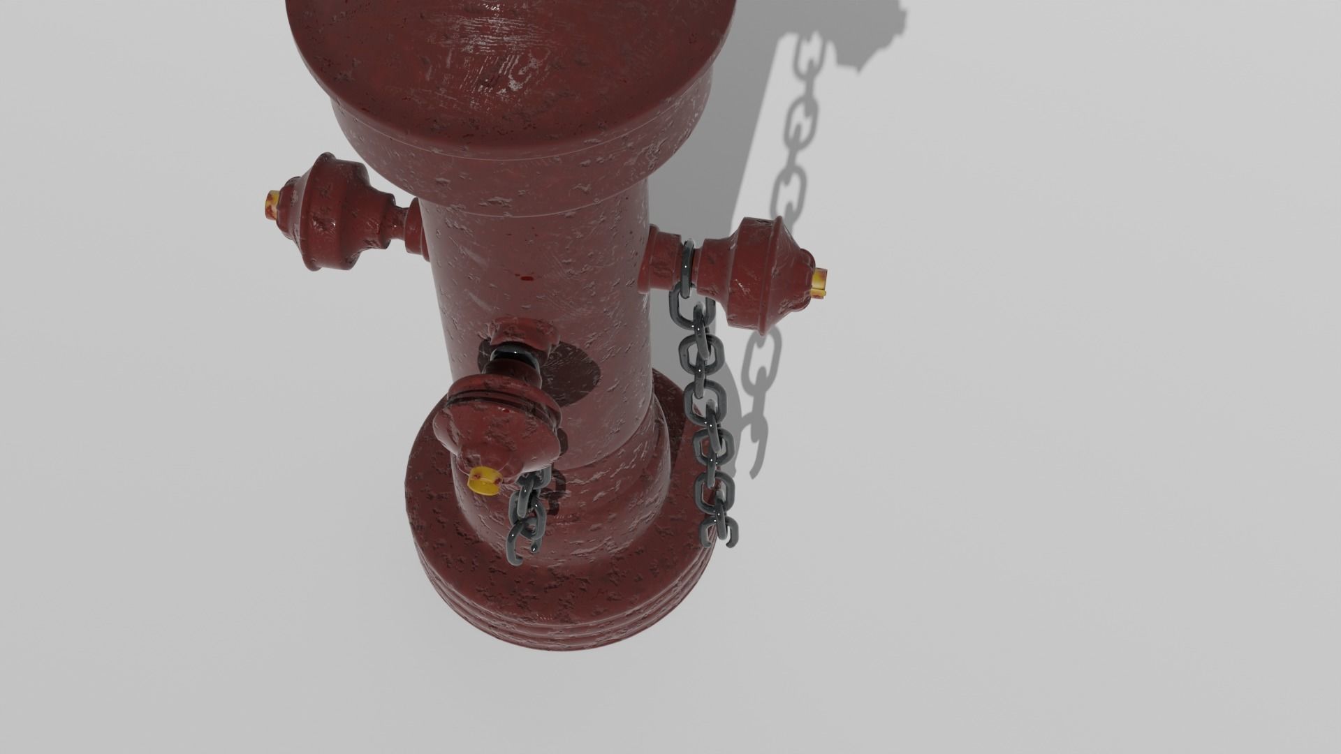 Fire hydrant with rust elements 3D model | CGTrader