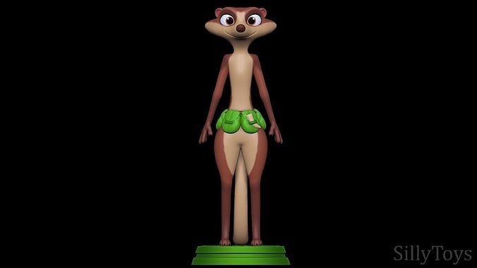 Zee - The Ice Age Adventures of Buck Wild 3D model 3D printable | CGTrader