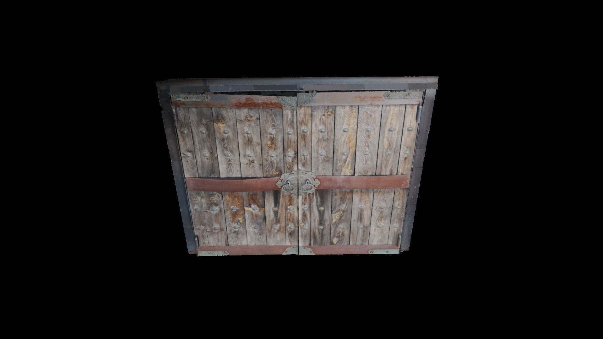 Korean Style Antique Gate 3D model | CGTrader