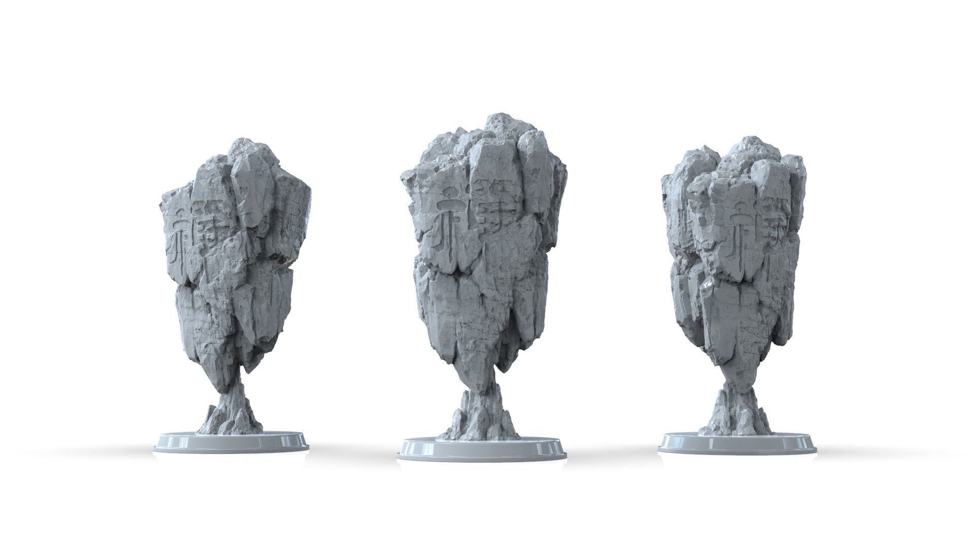 Floating Carved Rock 3D model 3D printable | CGTrader