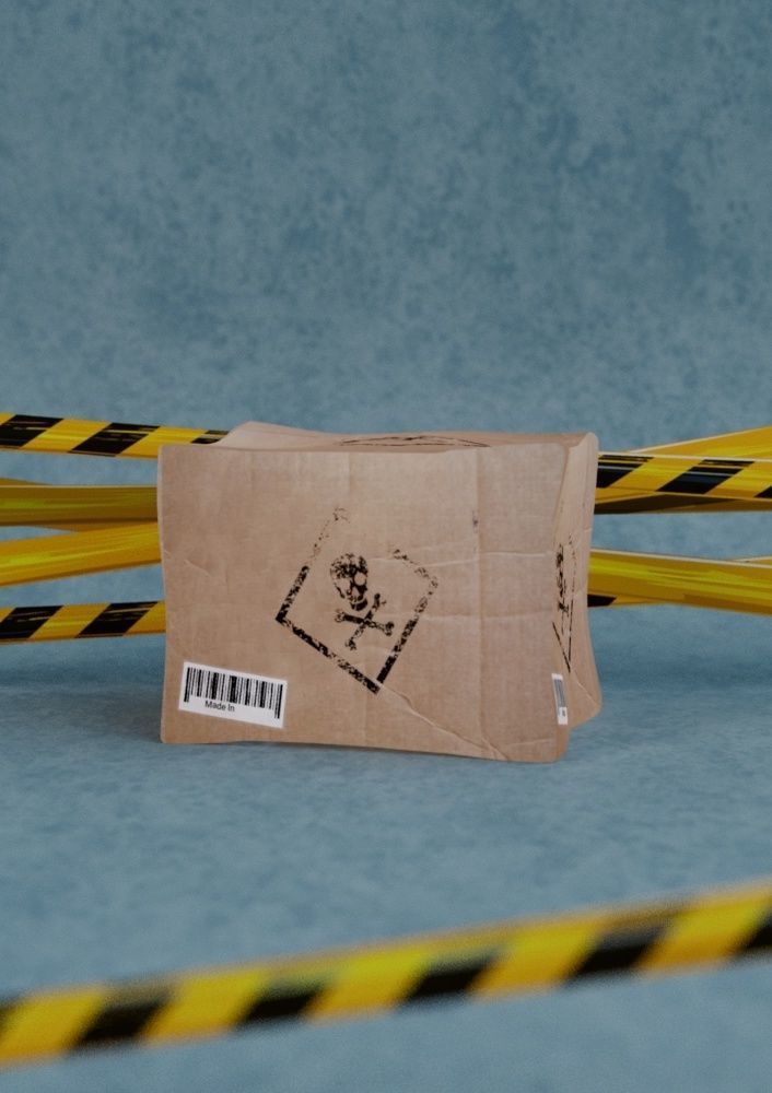 poison box free 3D model | CGTrader