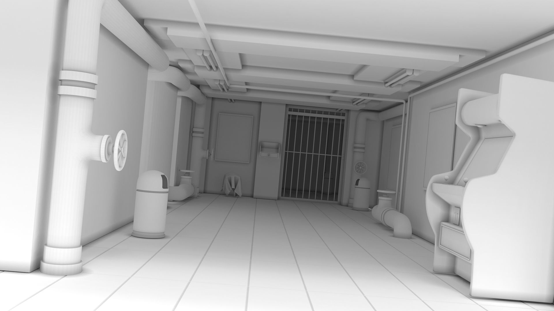 3D model Game Scene 3d model Lowpoly VR / AR / low-poly | CGTrader