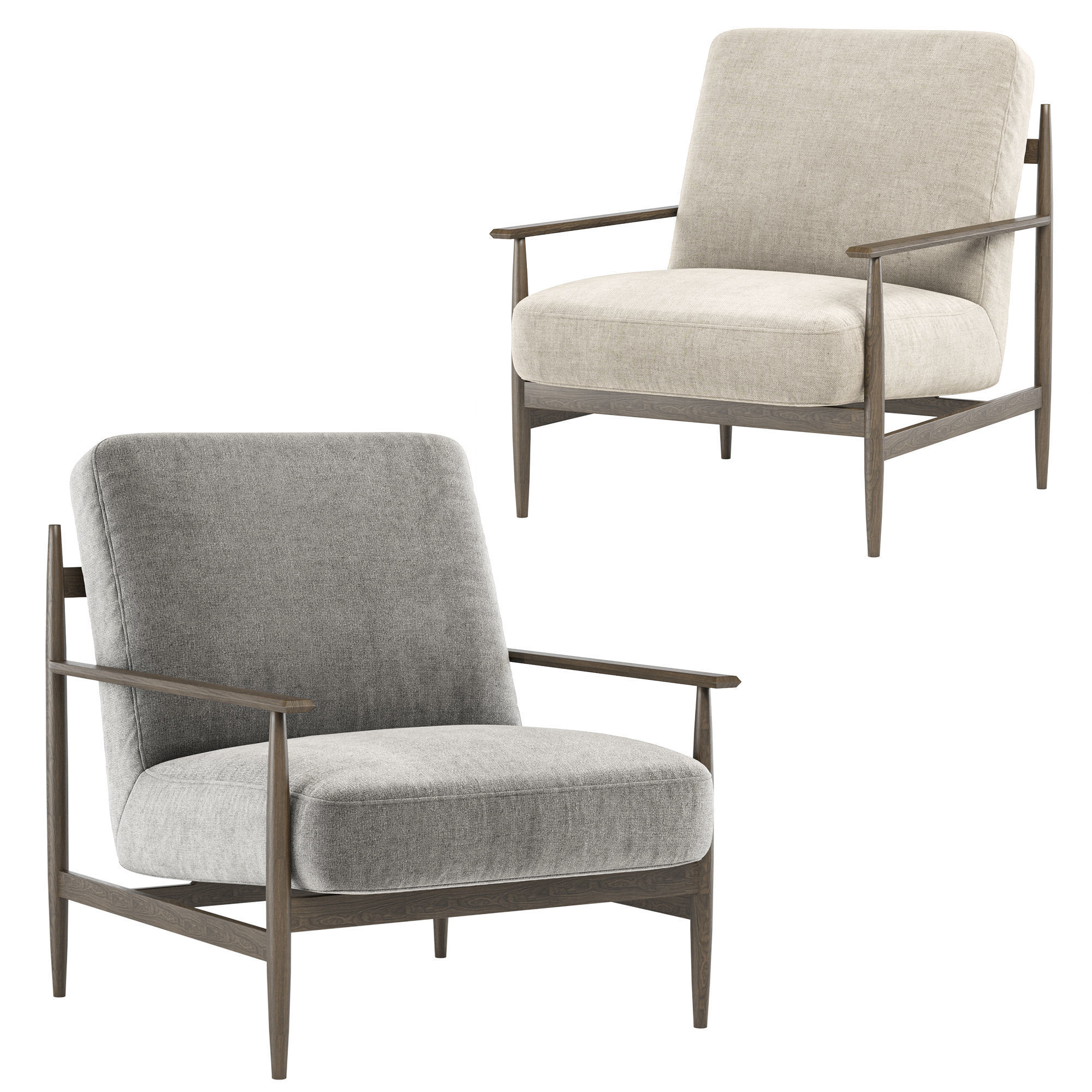 Gaia armchair 3D model | CGTrader