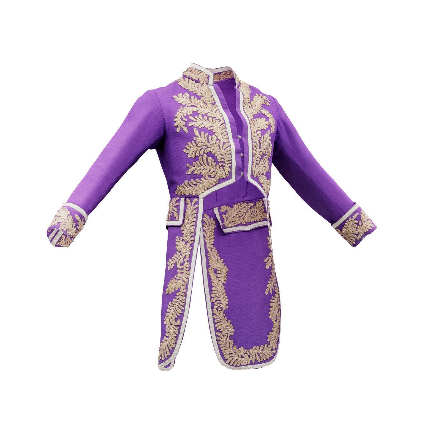 3D model Lackey Jacket Alt VR / AR / low-poly | CGTrader