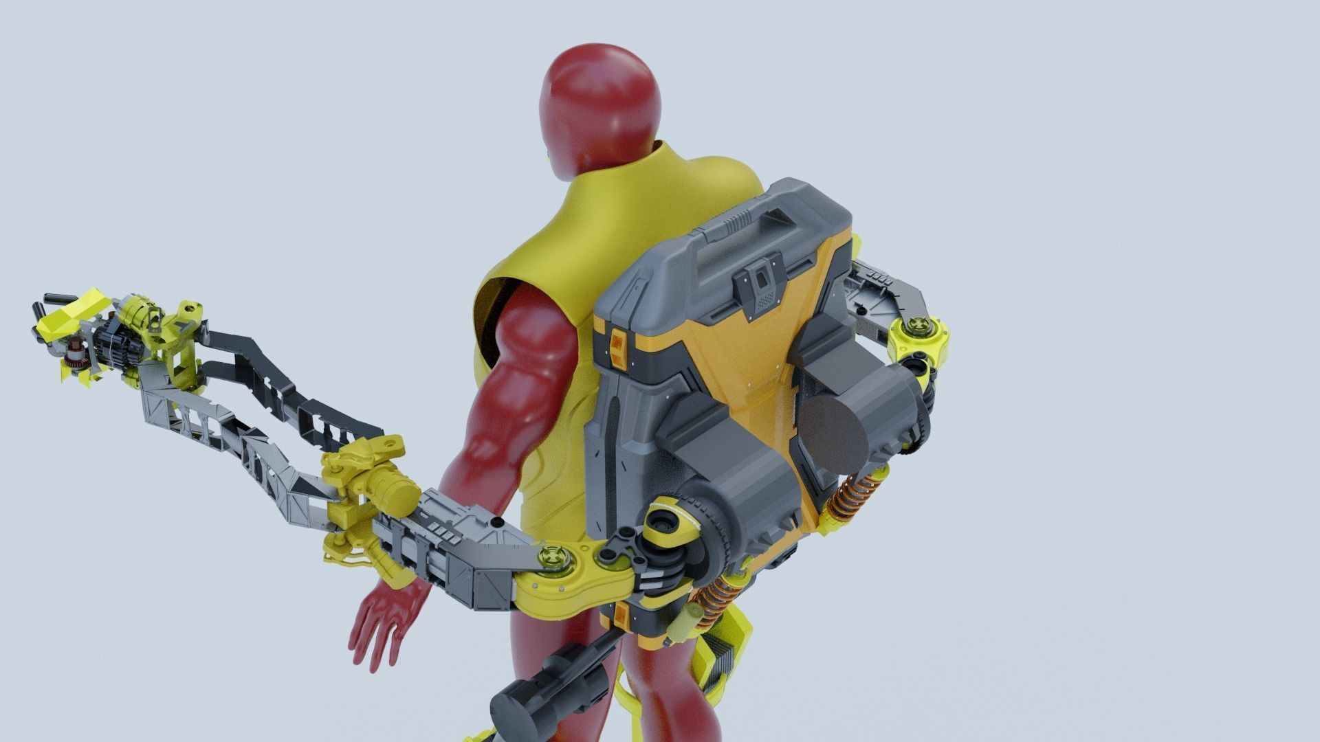 Mechanical Exo Suit free 3D model | CGTrader