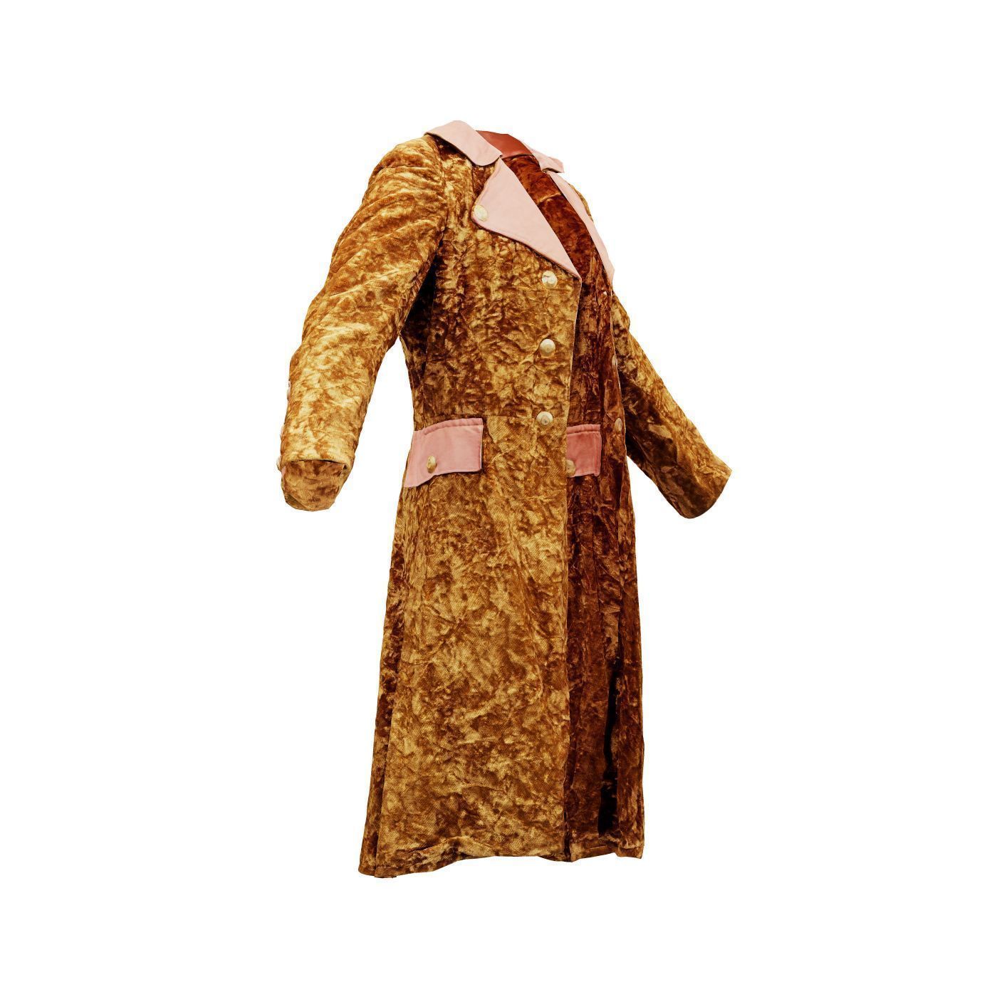 3D model Felt Coat VR / AR / low-poly | CGTrader