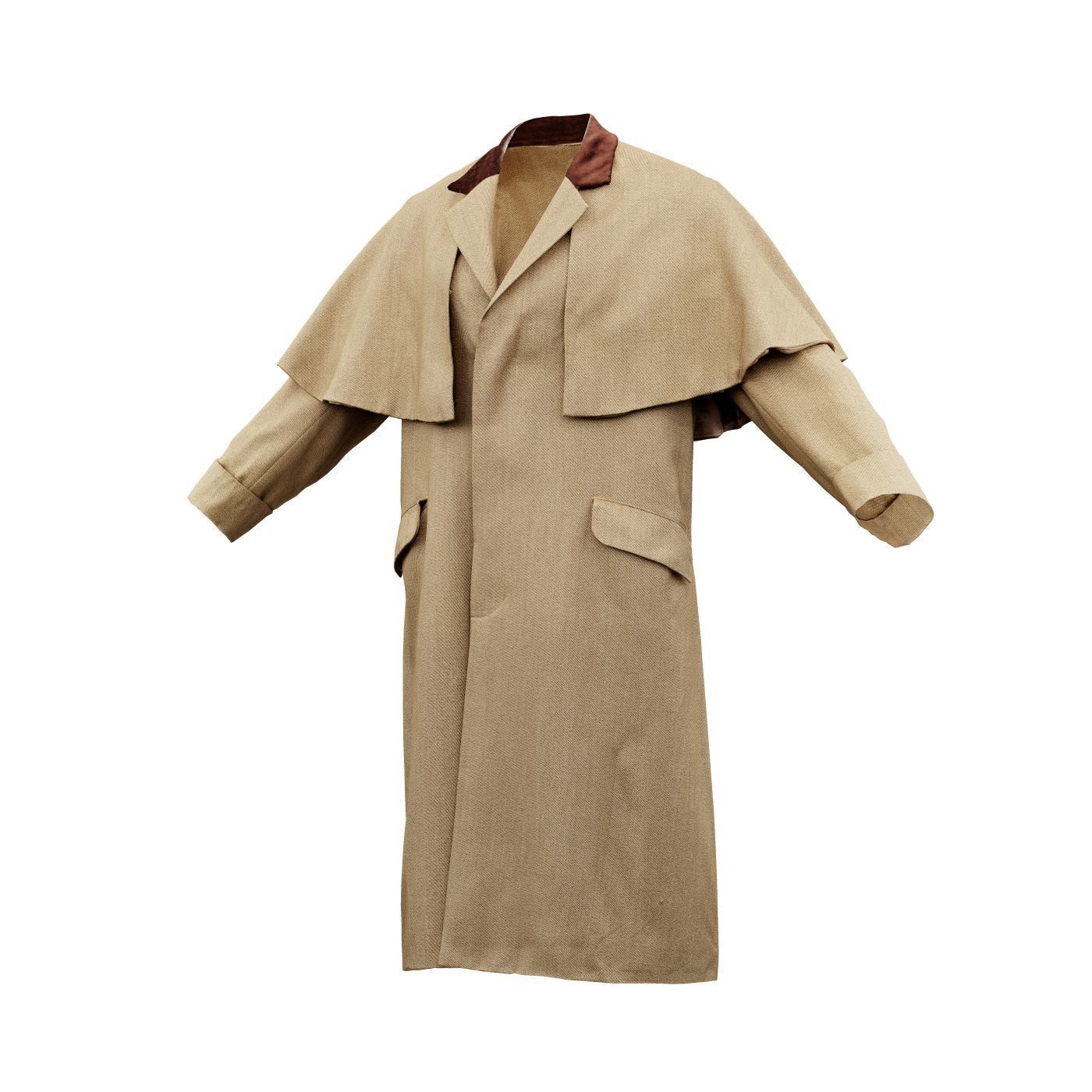 3D model Detective Coat VR / AR / low-poly | CGTrader