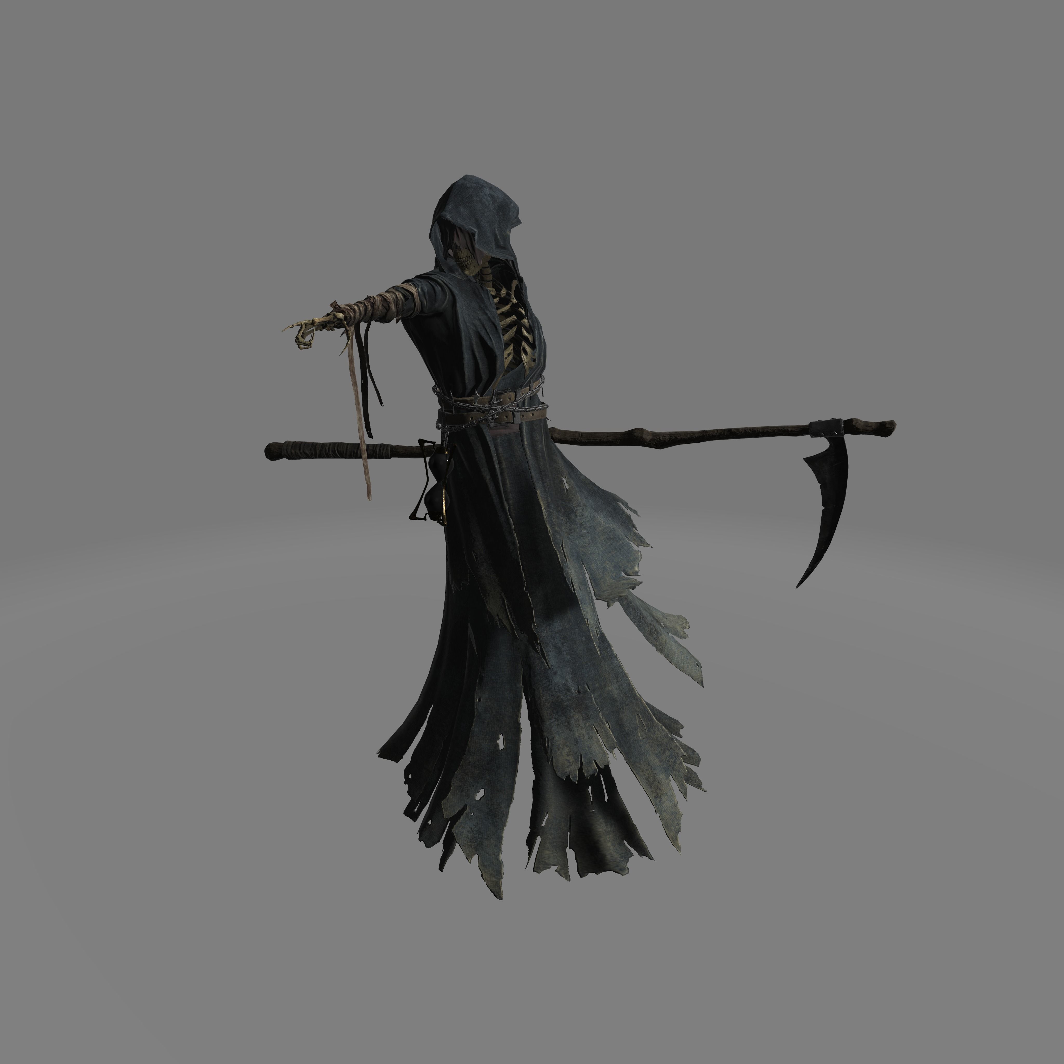 3D model grim reaper VR / AR / low-poly | CGTrader