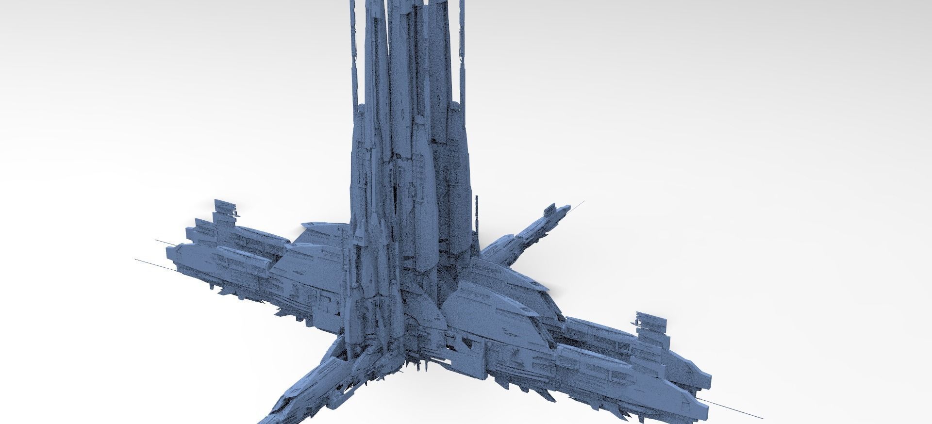 Halo Forerunner Inspired Towers Large 2 3D model | CGTrader