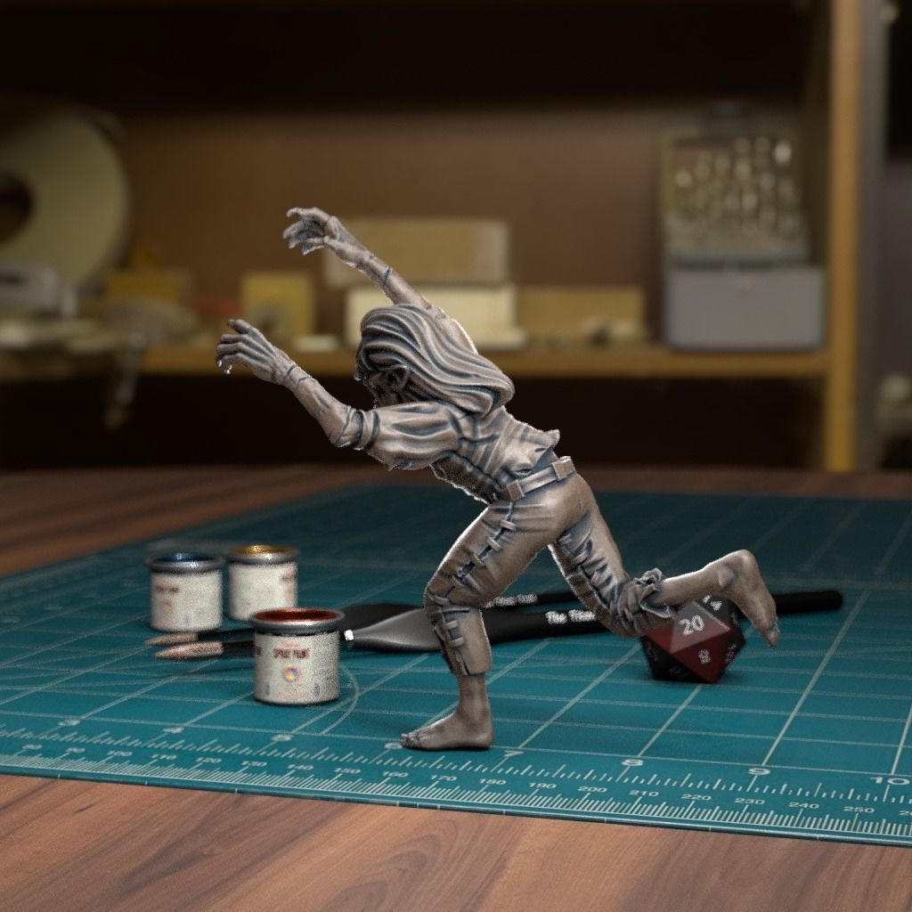 Vampire Spawn 05 - Pre-Supported 3D model 3D printable | CGTrader