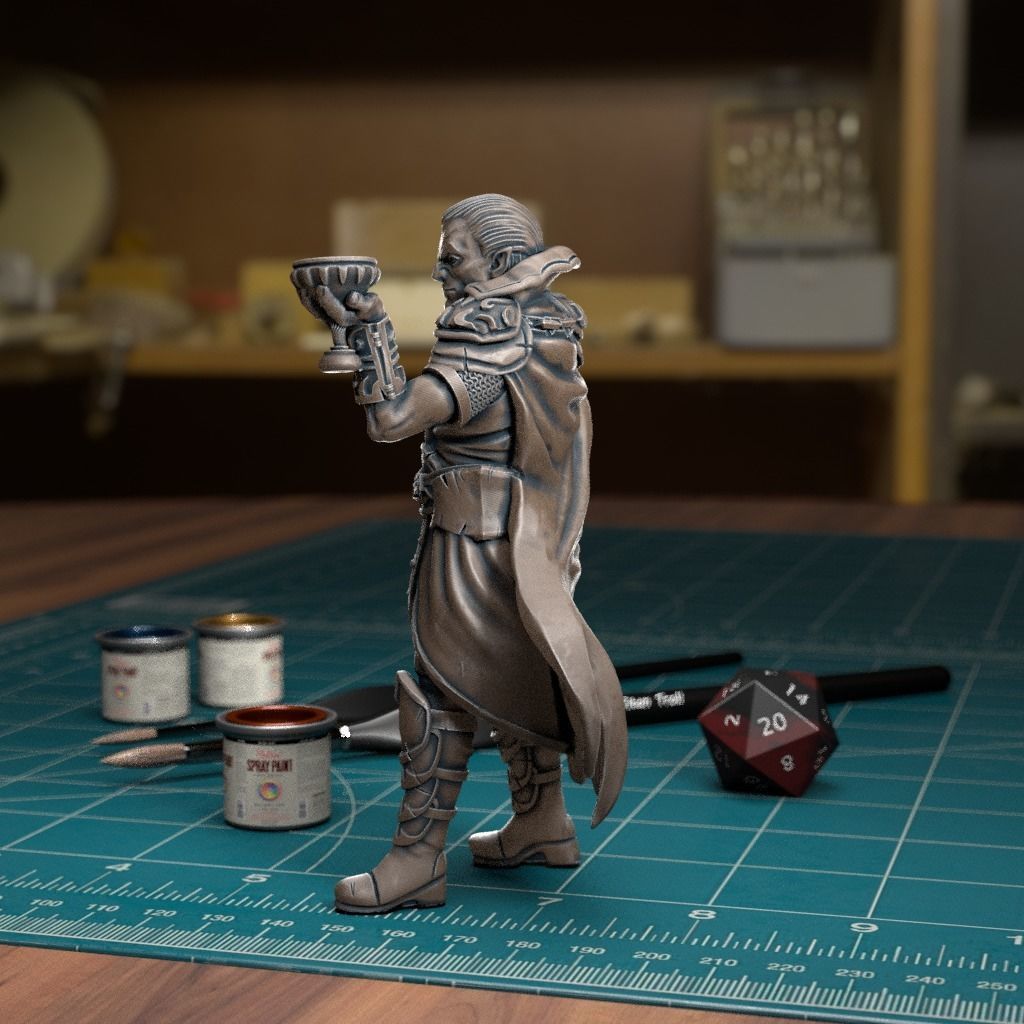 Vampire Lord Strahd - Pre-Supported 3D model 3D printable | CGTrader