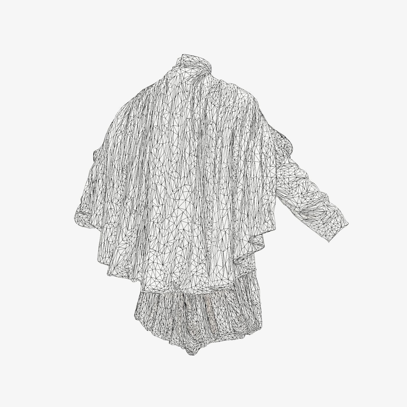 3D model Triangle Full Cape VR / AR / low-poly | CGTrader