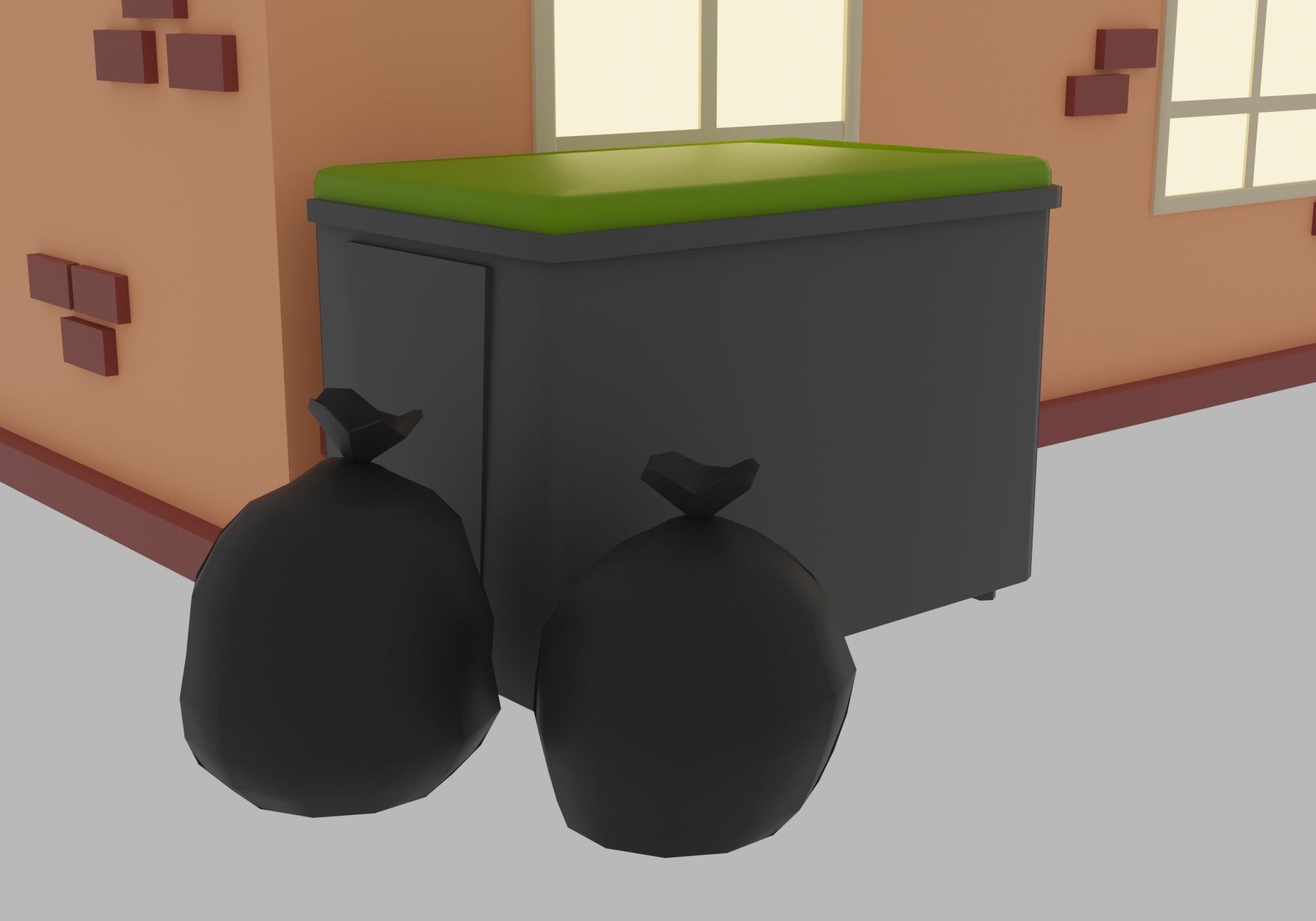 3D model Pizzeria VR / AR / low-poly | CGTrader