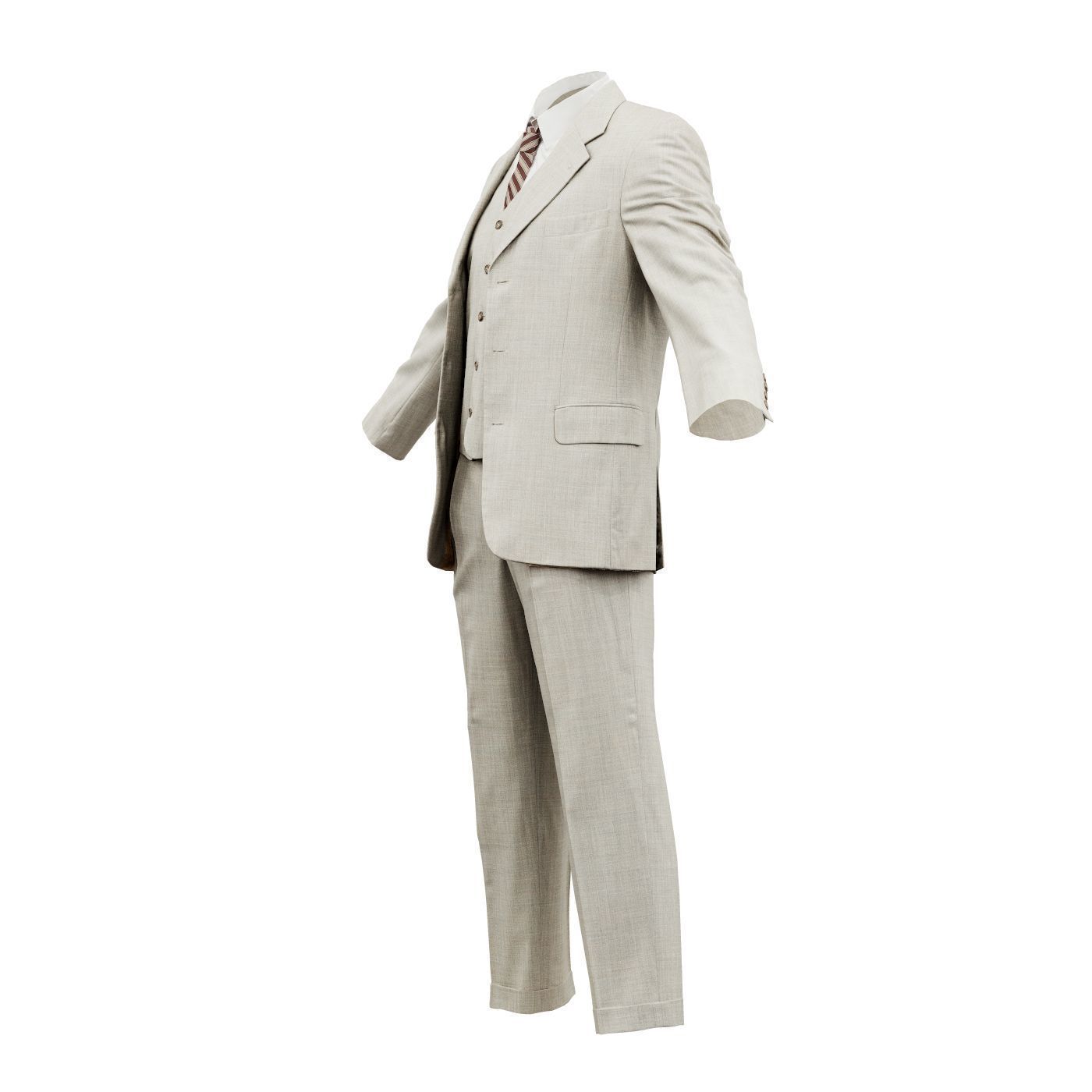 3D model Suit B Full Open VR / AR / low-poly | CGTrader