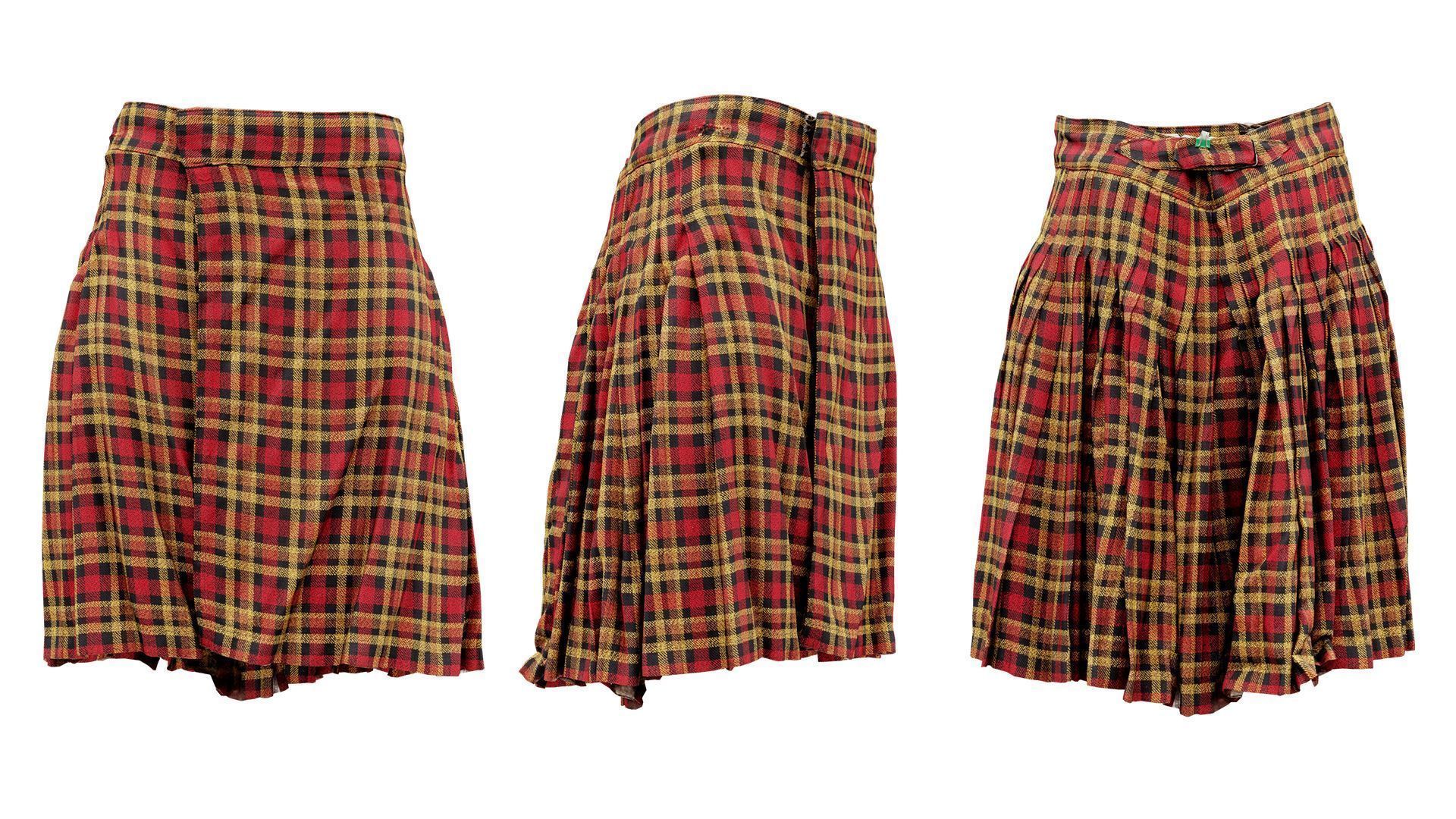 3D model Scottish Kilt B VR / AR / low-poly | CGTrader