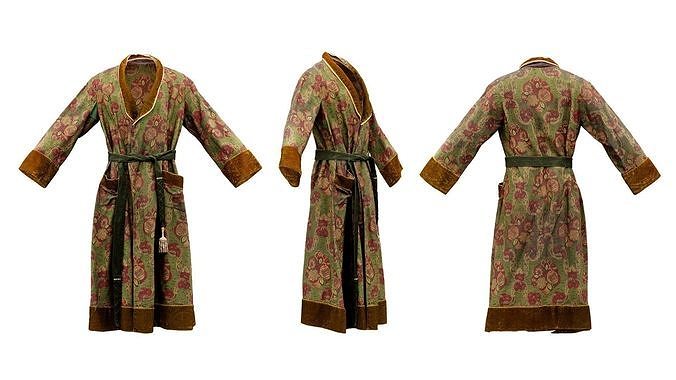 3D model Robe B Closed VR / AR / low-poly | CGTrader