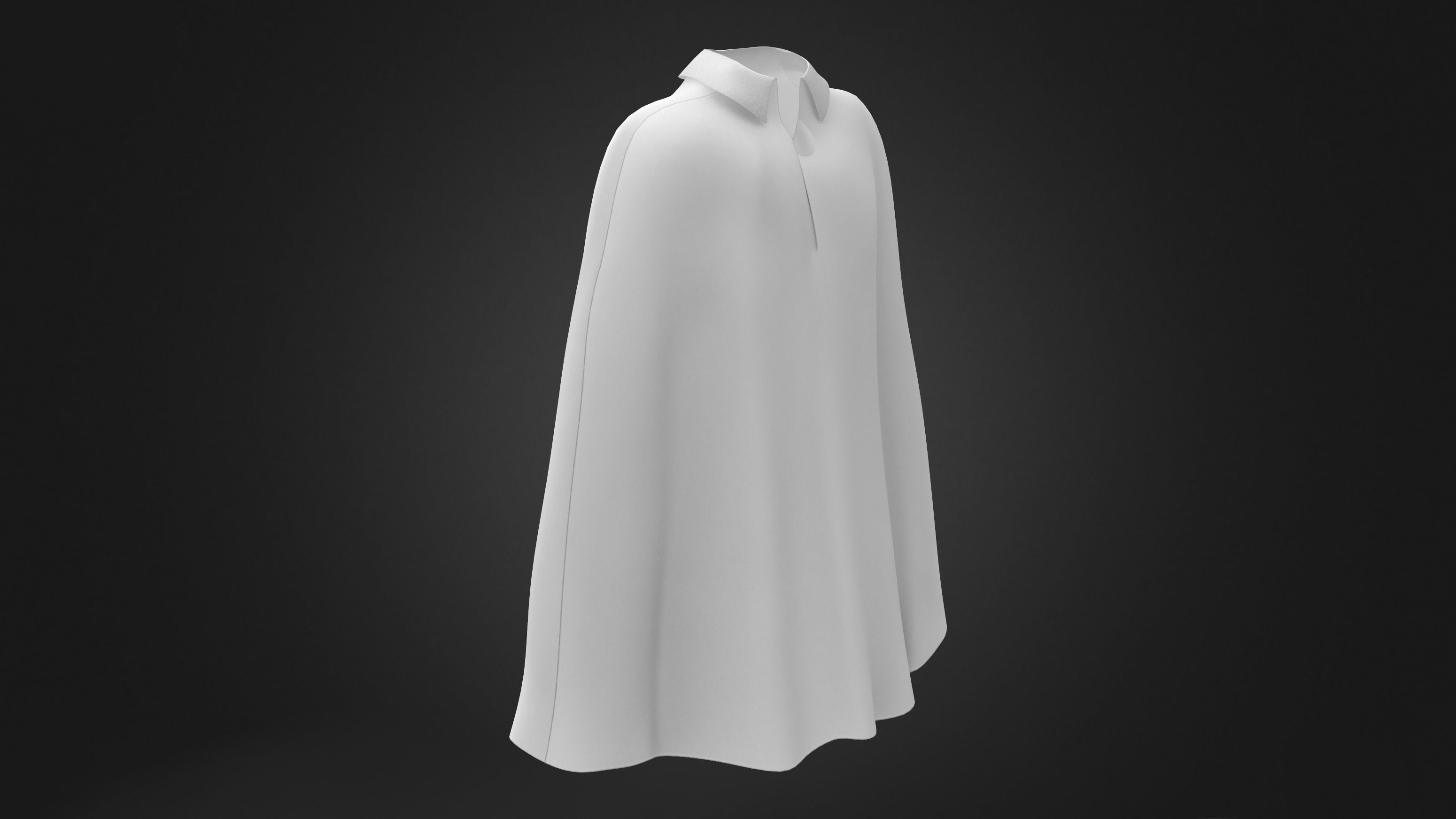 3D model Mens Opera Cloak VR / AR / low-poly | CGTrader