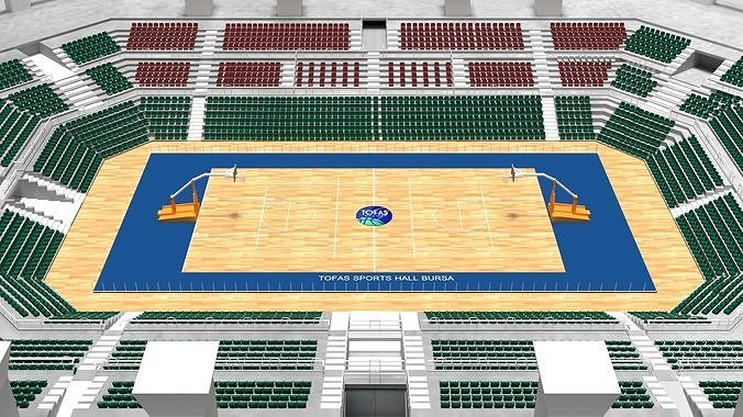 sports arena 3D model | CGTrader