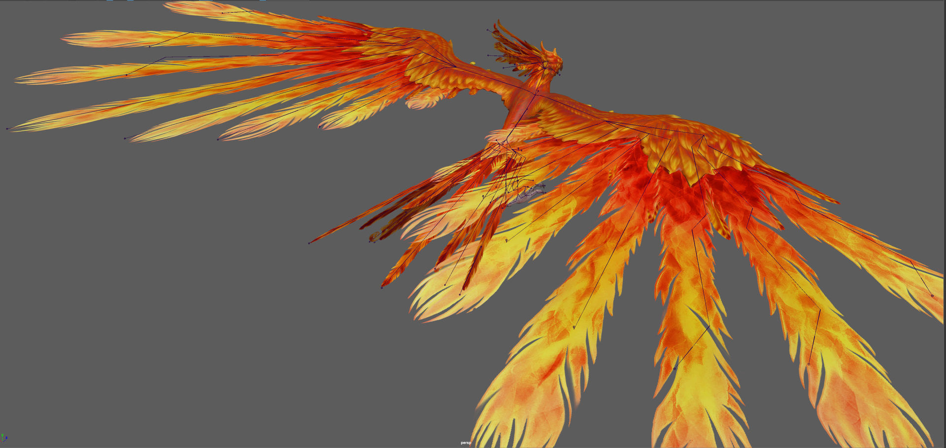 3D model Phoenix Rigged 3D model VR / AR / low-poly | CGTrader