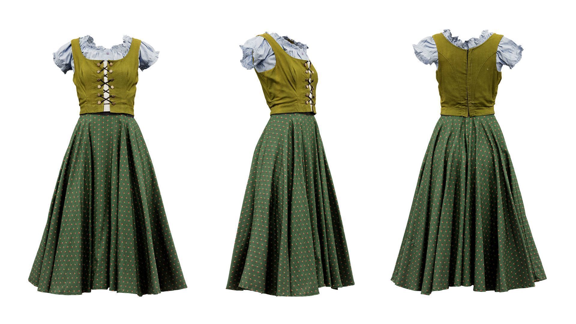 3D model Oktoberfest Dress VR / AR / low-poly | CGTrader