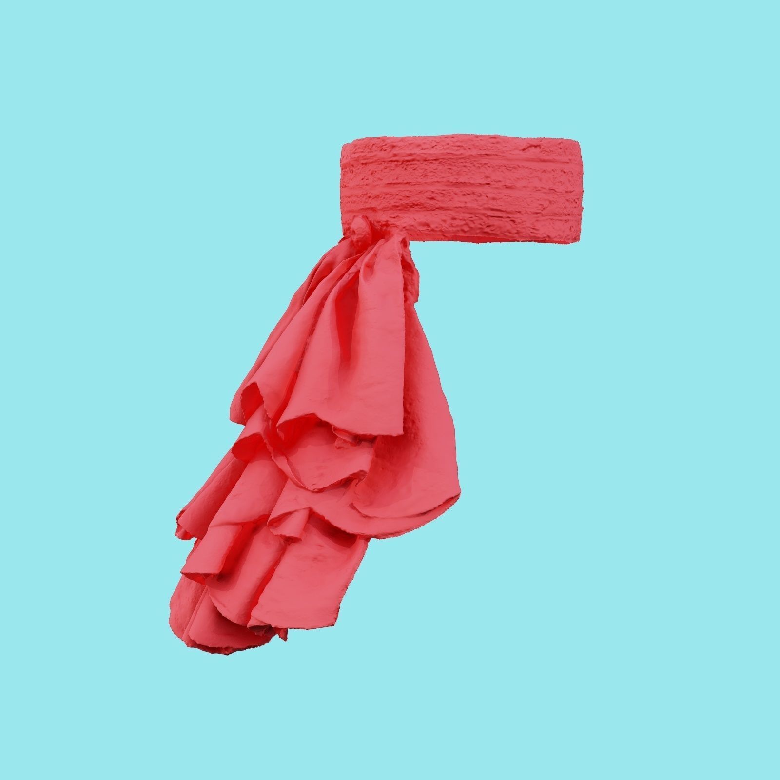 3D model Neck Scarf VR / AR / low-poly | CGTrader